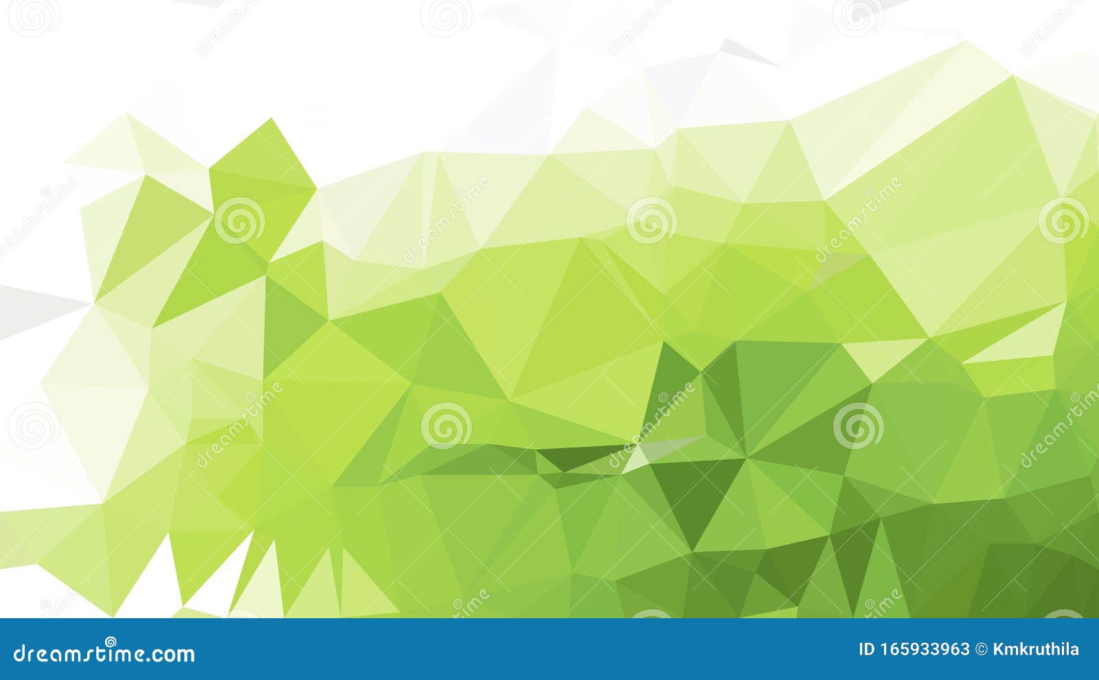 Abstract Green and White Polygon Pattern Background Vector Art Stock ...