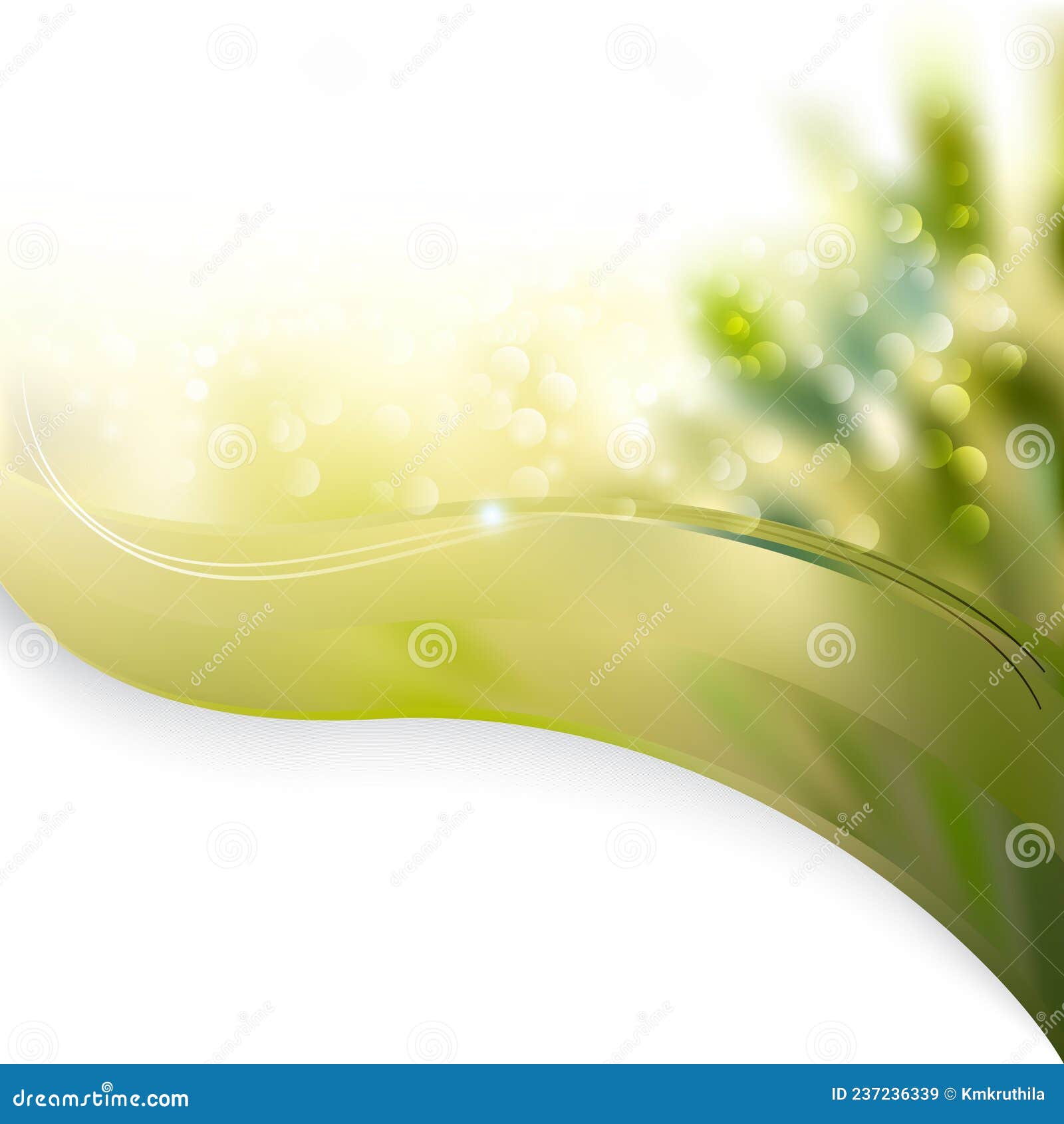 Abstract Green and White Wave Border Folder Background Vector Graphic ...