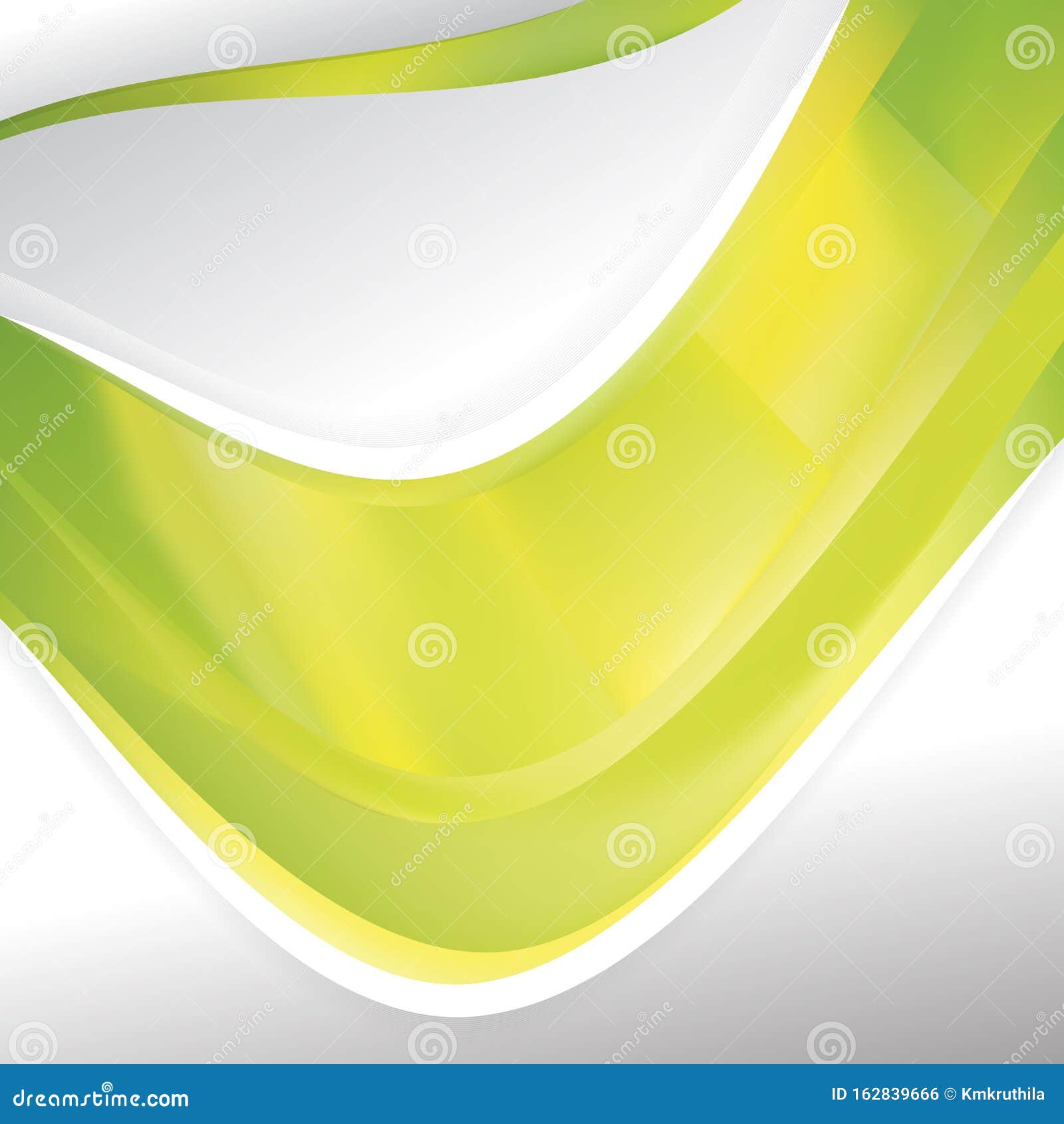 Abstract Green and Yellow Background Design Template Stock Vector ...