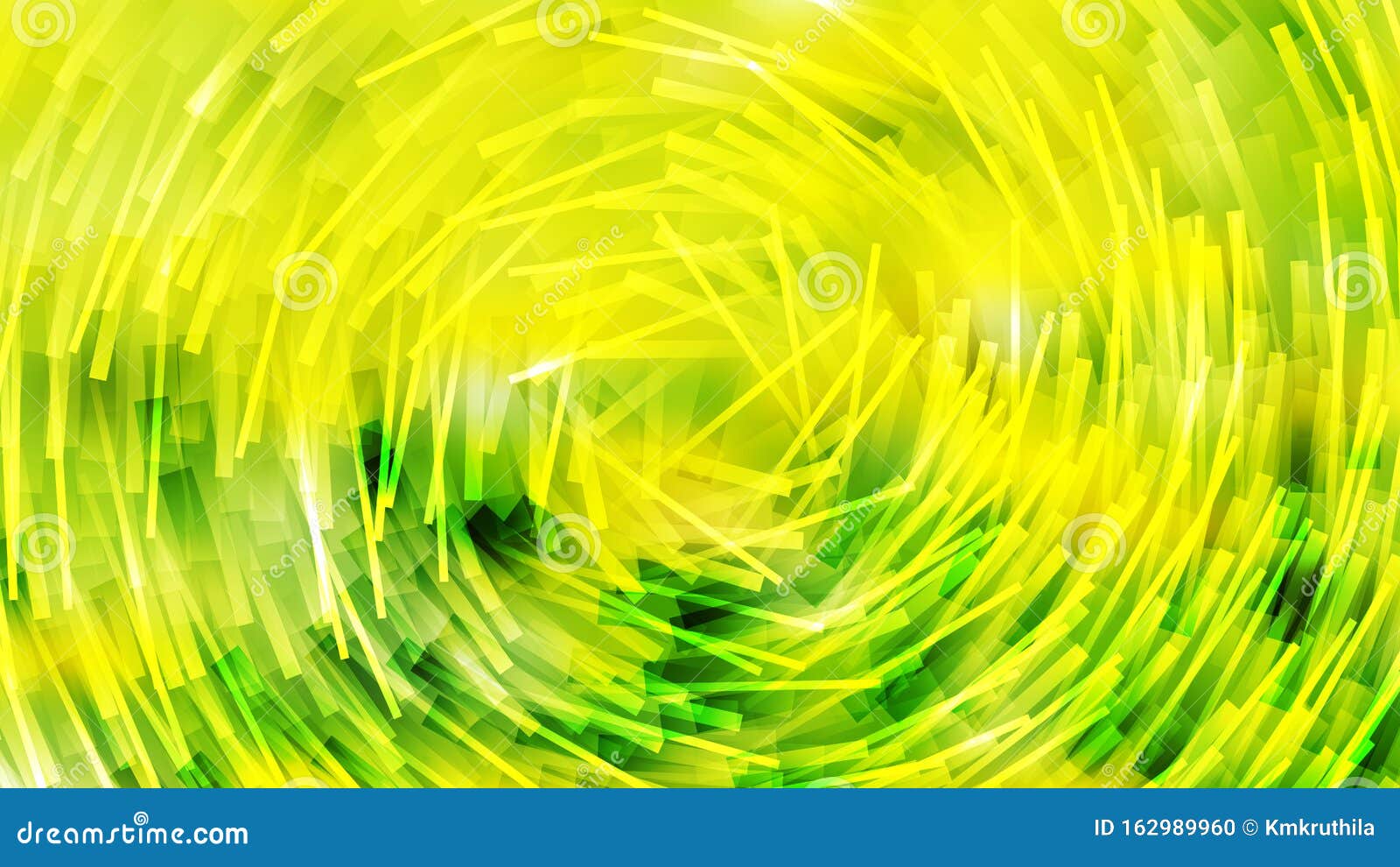 Abstract Green and Yellow Irregular Circular Lines Background Design ...