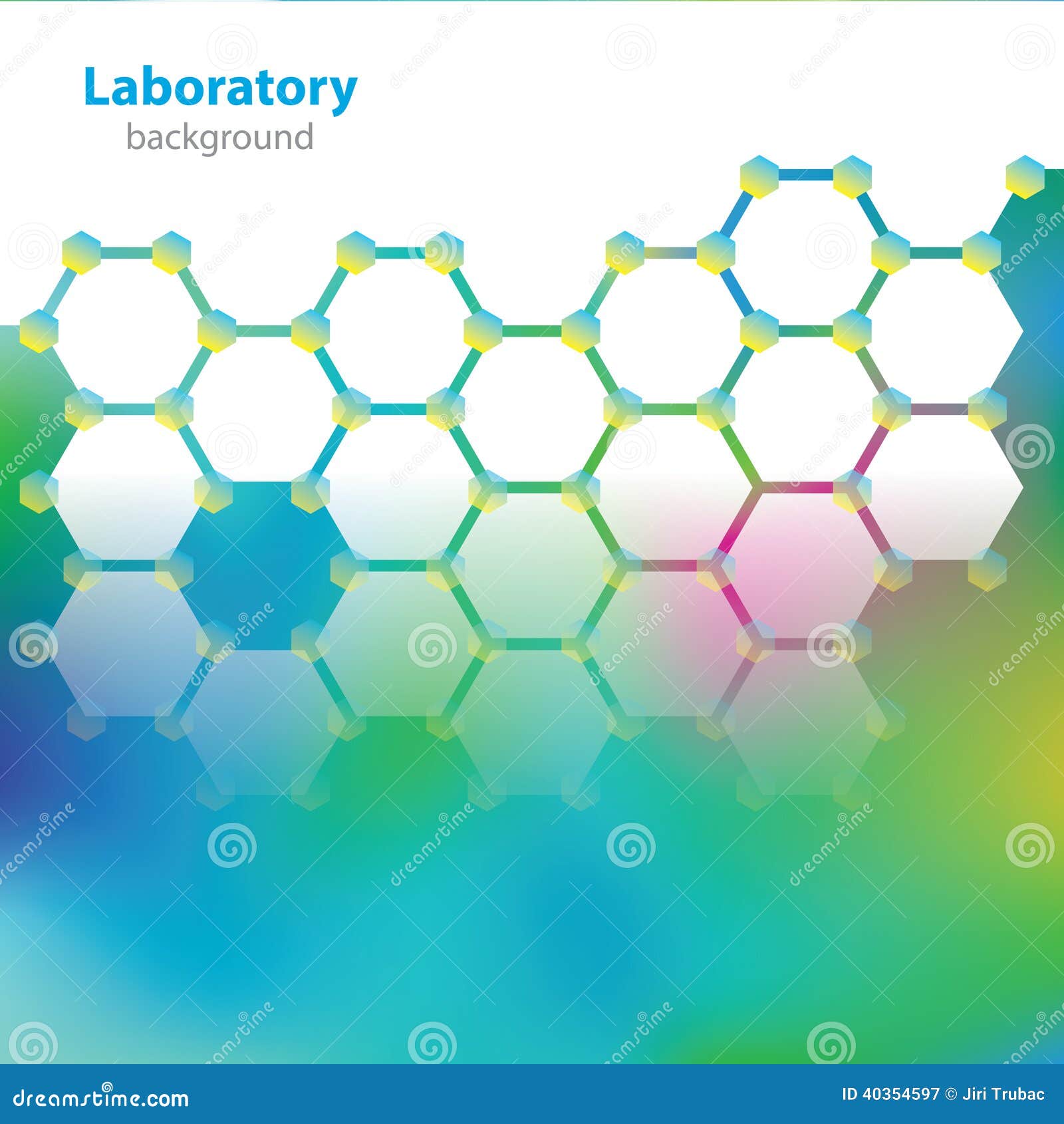 Abstract Green-yellow Laboratory Background. Stock Vector ...