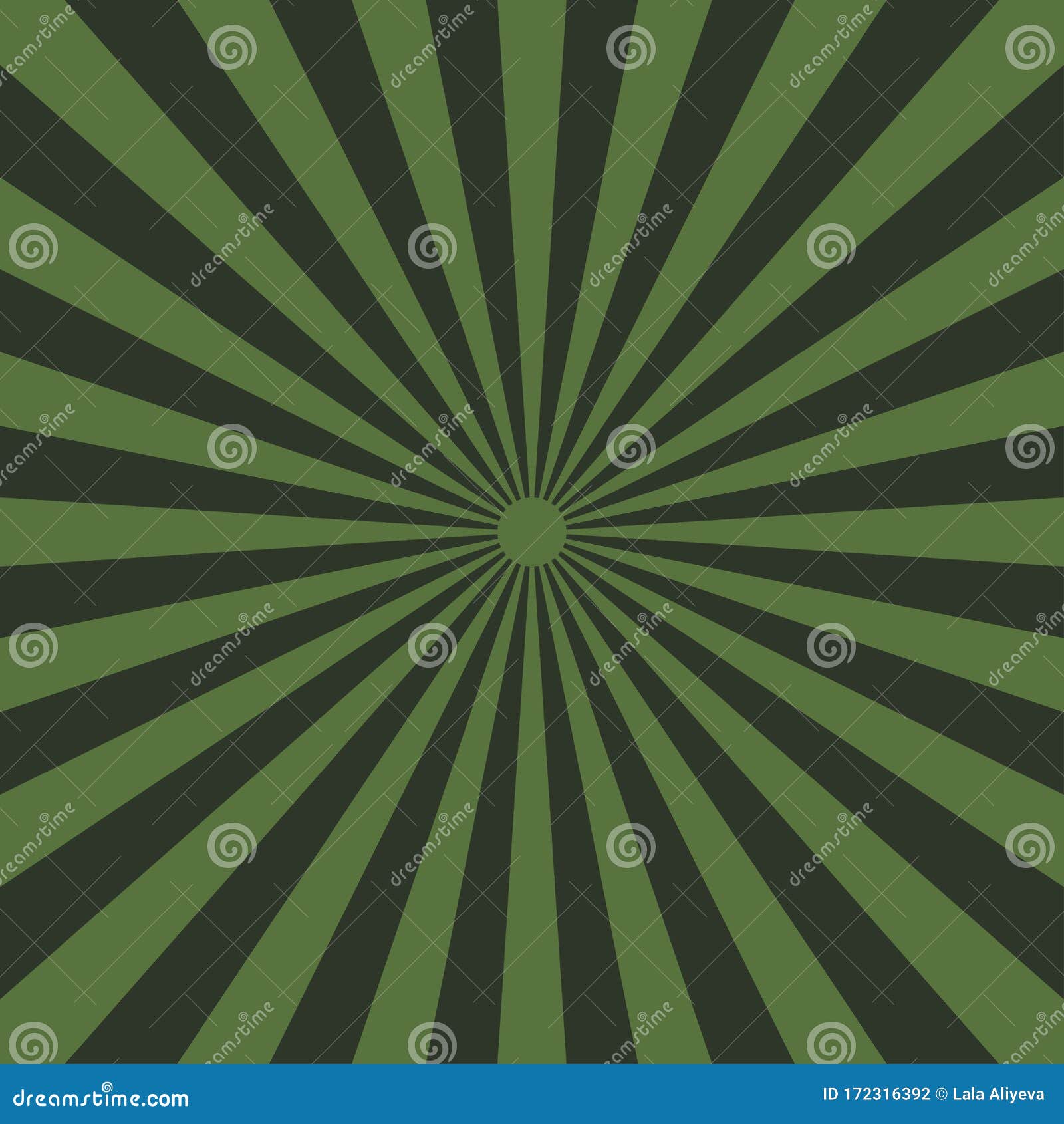 Abstract Green Yellow Sun Rays Background. Vector Stock Illustration ...