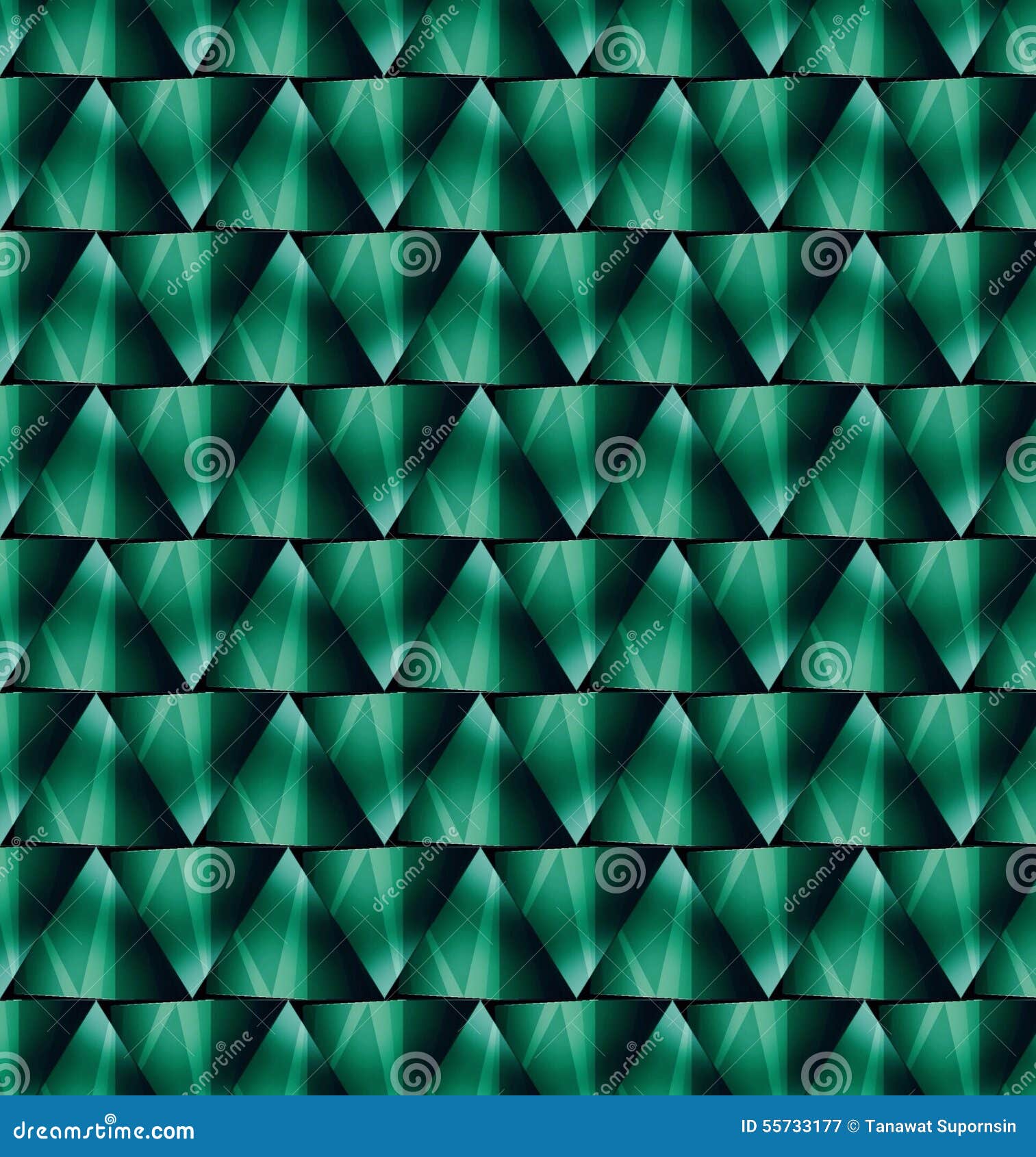 Abstract Green Zigzag Pattern Wallpaper Stock Image - Image of pattern ...