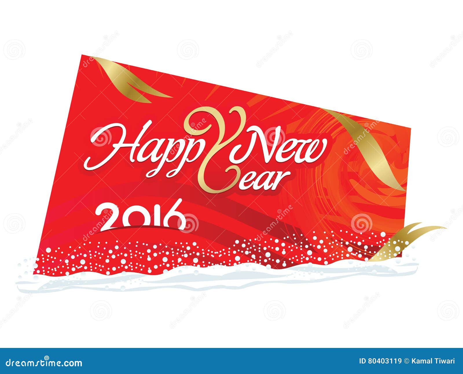Abstract Greeting Card Happy New Year 2016 Background - Vector ...