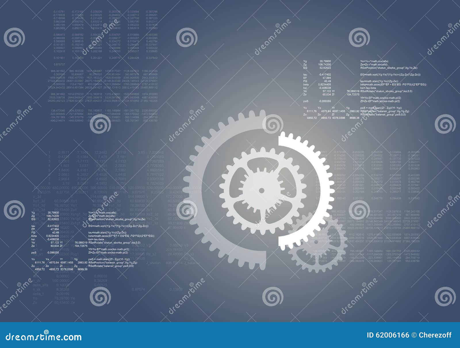 Abstract Grey Background with Cogs Stock Illustration - Illustration of ...