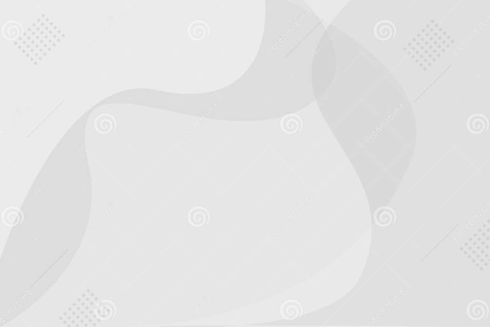 Abstract Grey Background with Fluid Shape. White and Grey Template with ...