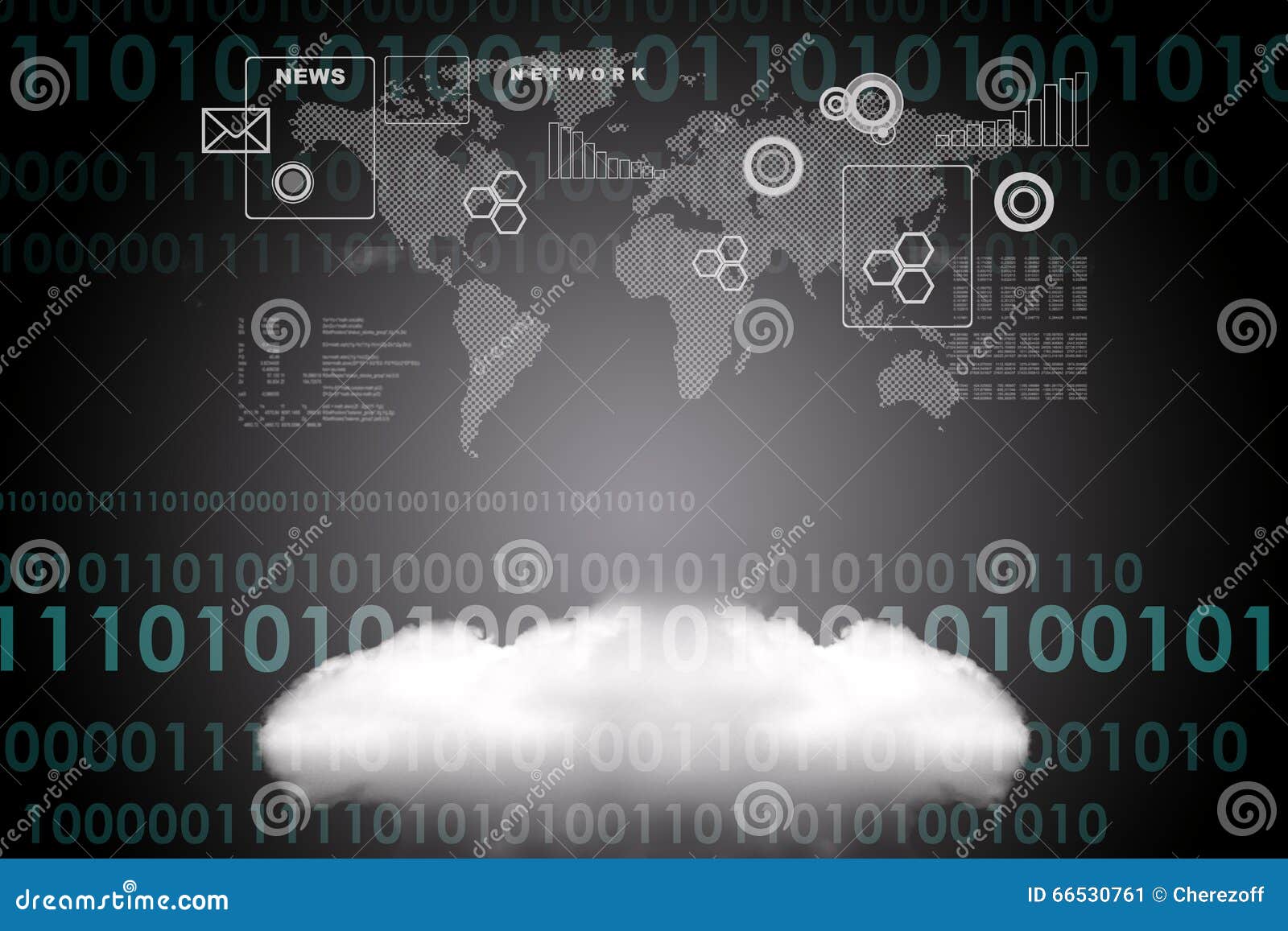 Abstract Grey Background with Map Stock Illustration - Illustration of ...