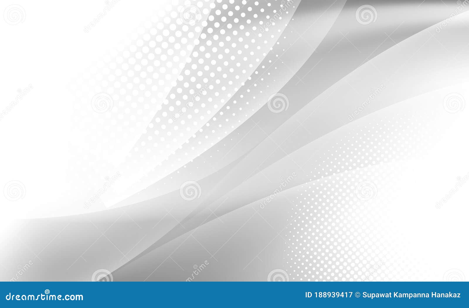 Abstract Grey Background Poster with Dynamic Waves. Stock Vector ...