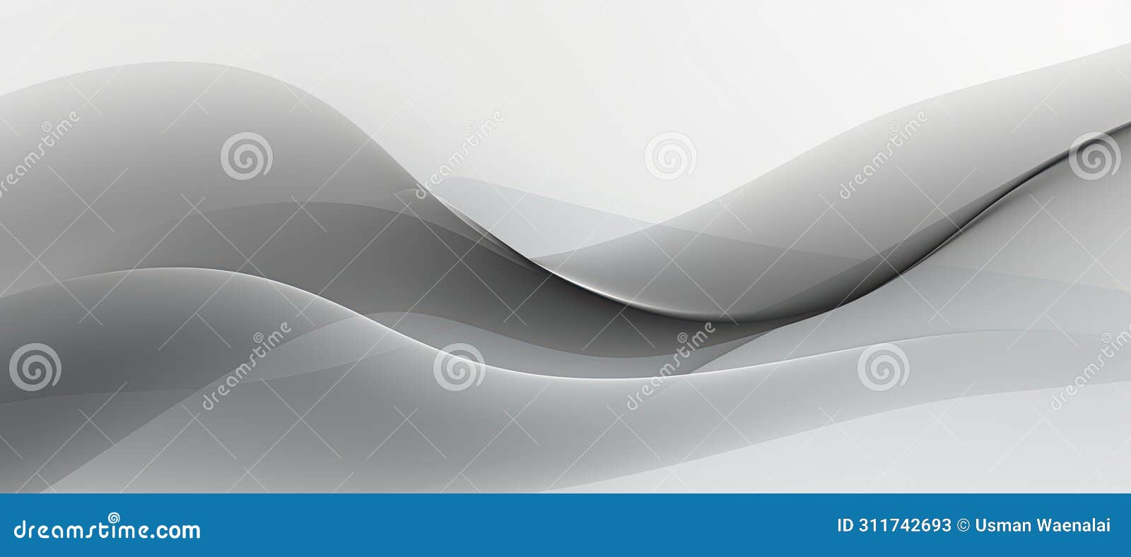 Abstract Grey Background Poster with Dynamic Waves. Technology Network ...