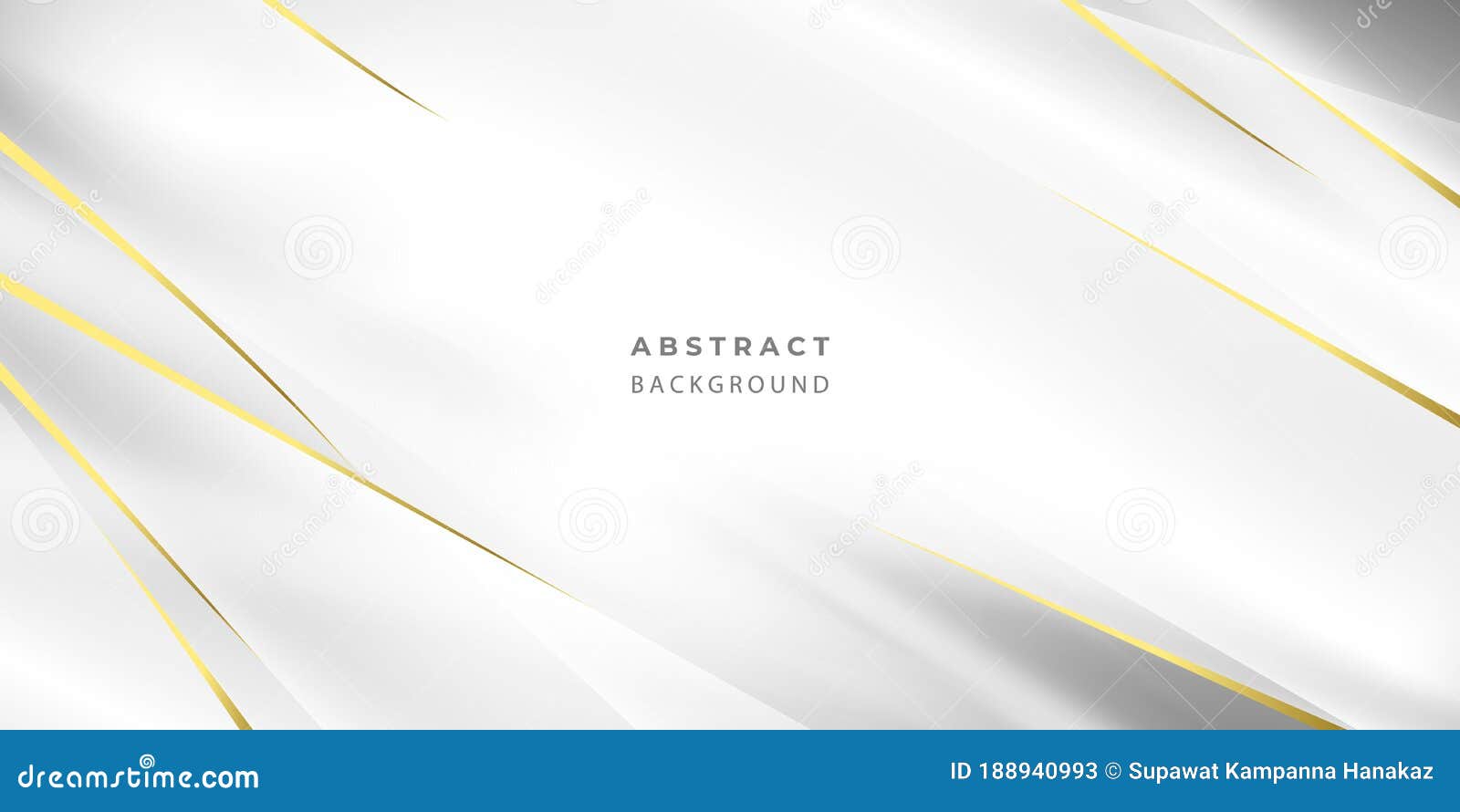 Abstract Grey and Gold Background Poster with Dynamic Waves. Stock ...