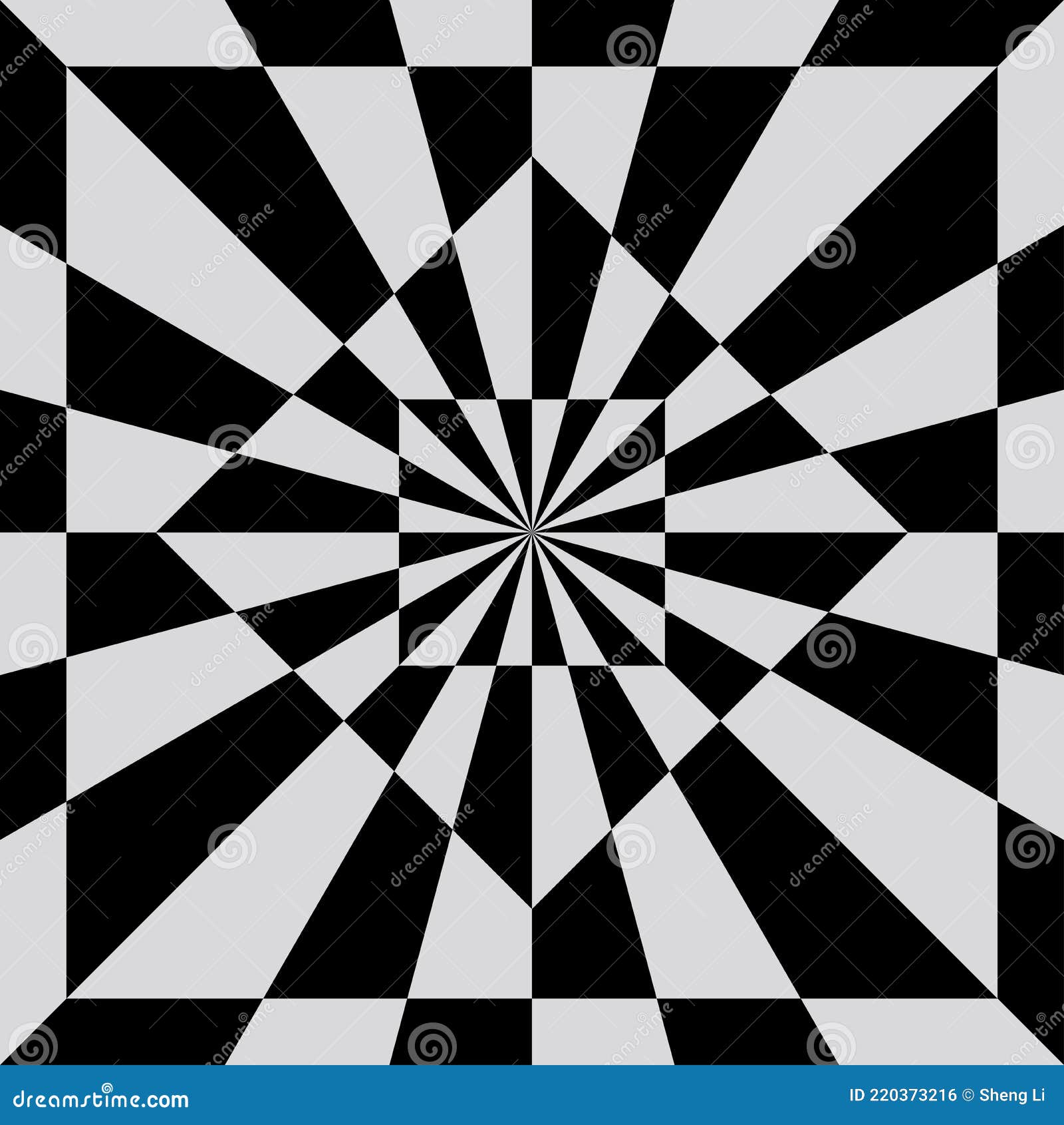 Abstract Grey and Black Sunbeam Background Template, Sector Blocks ...