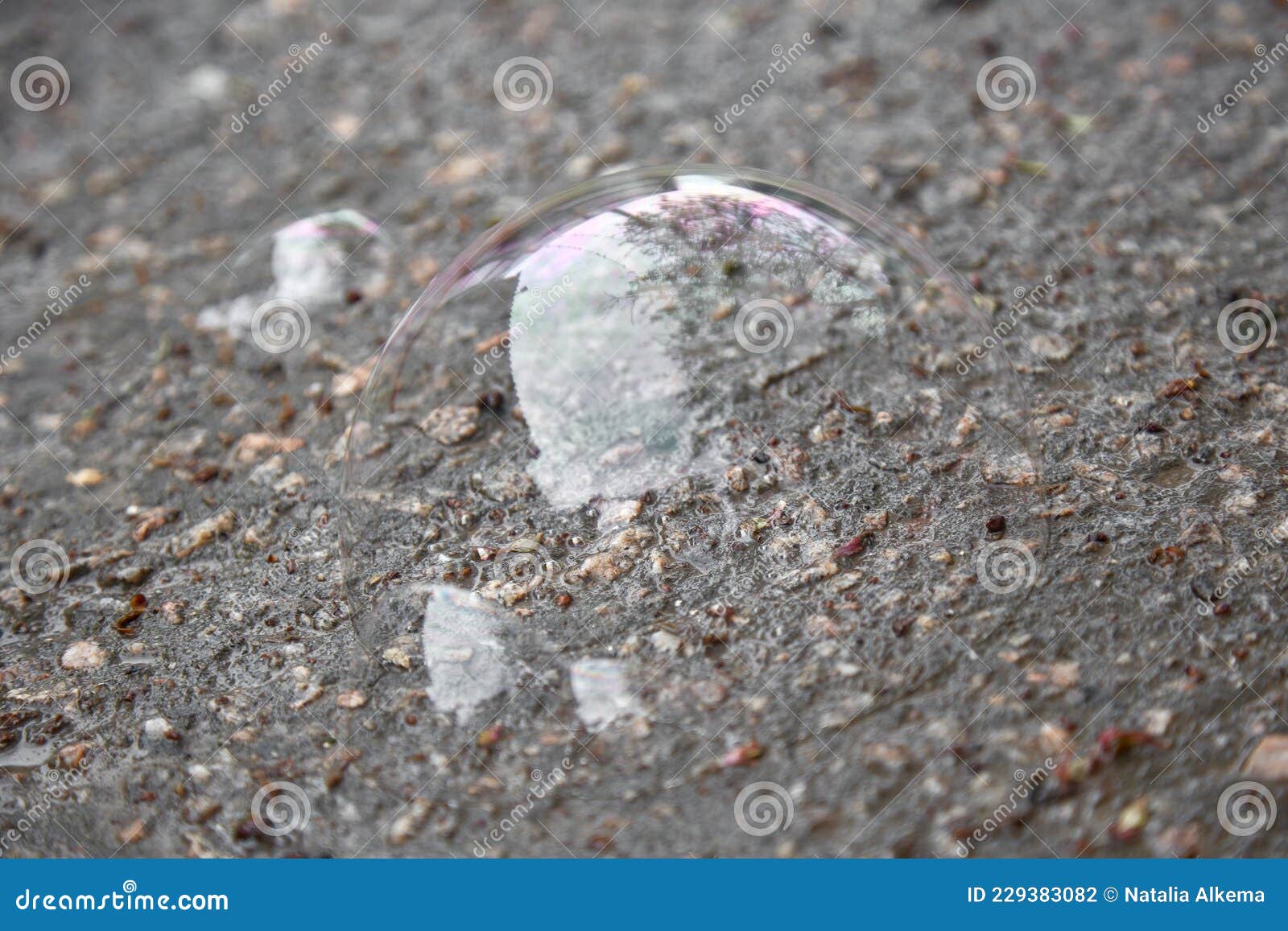 Abstract Grey Bubbles Background. Hope Concept with Reflection Stock ...