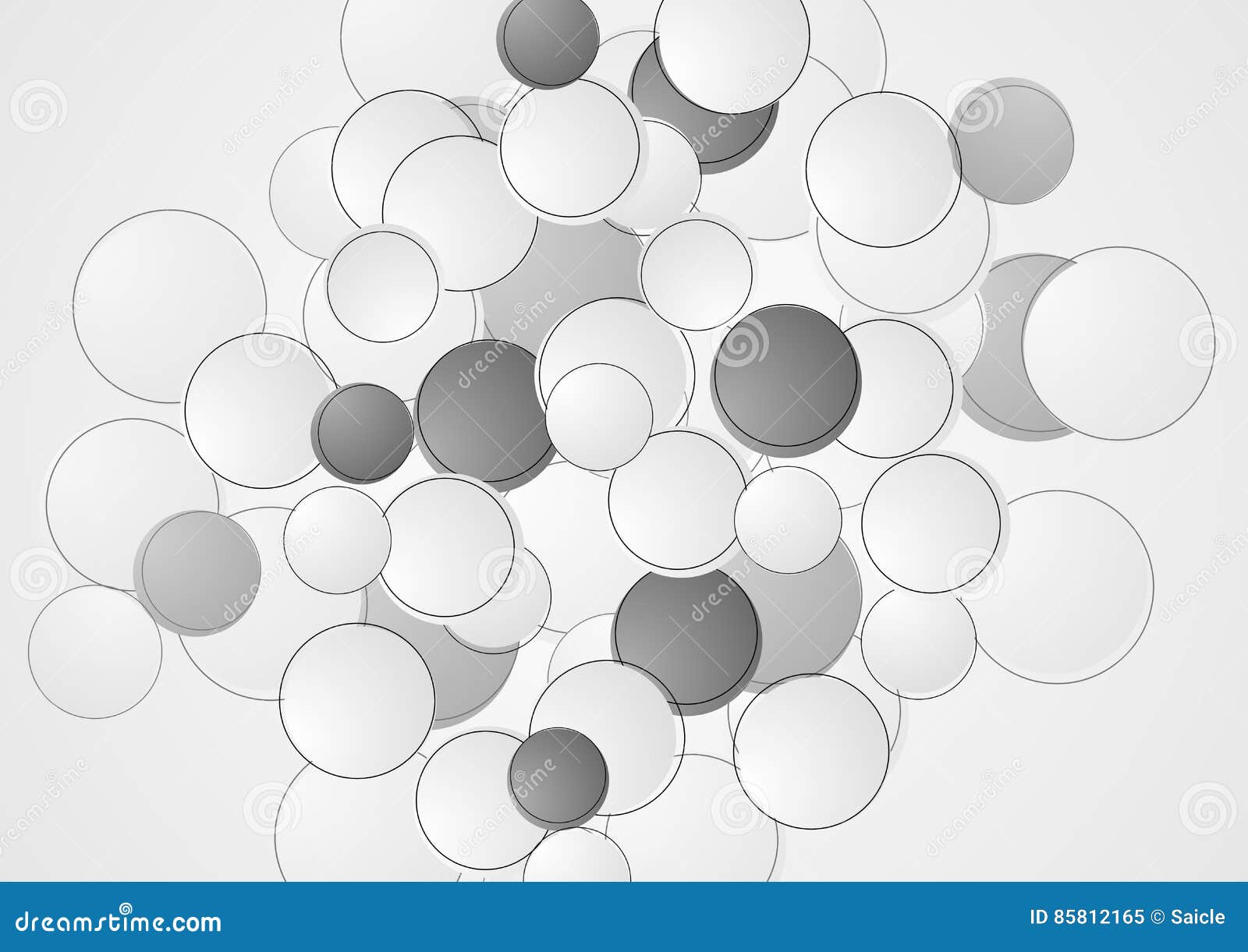Abstract Grey Circles Retro Background Stock Vector - Illustration of ...