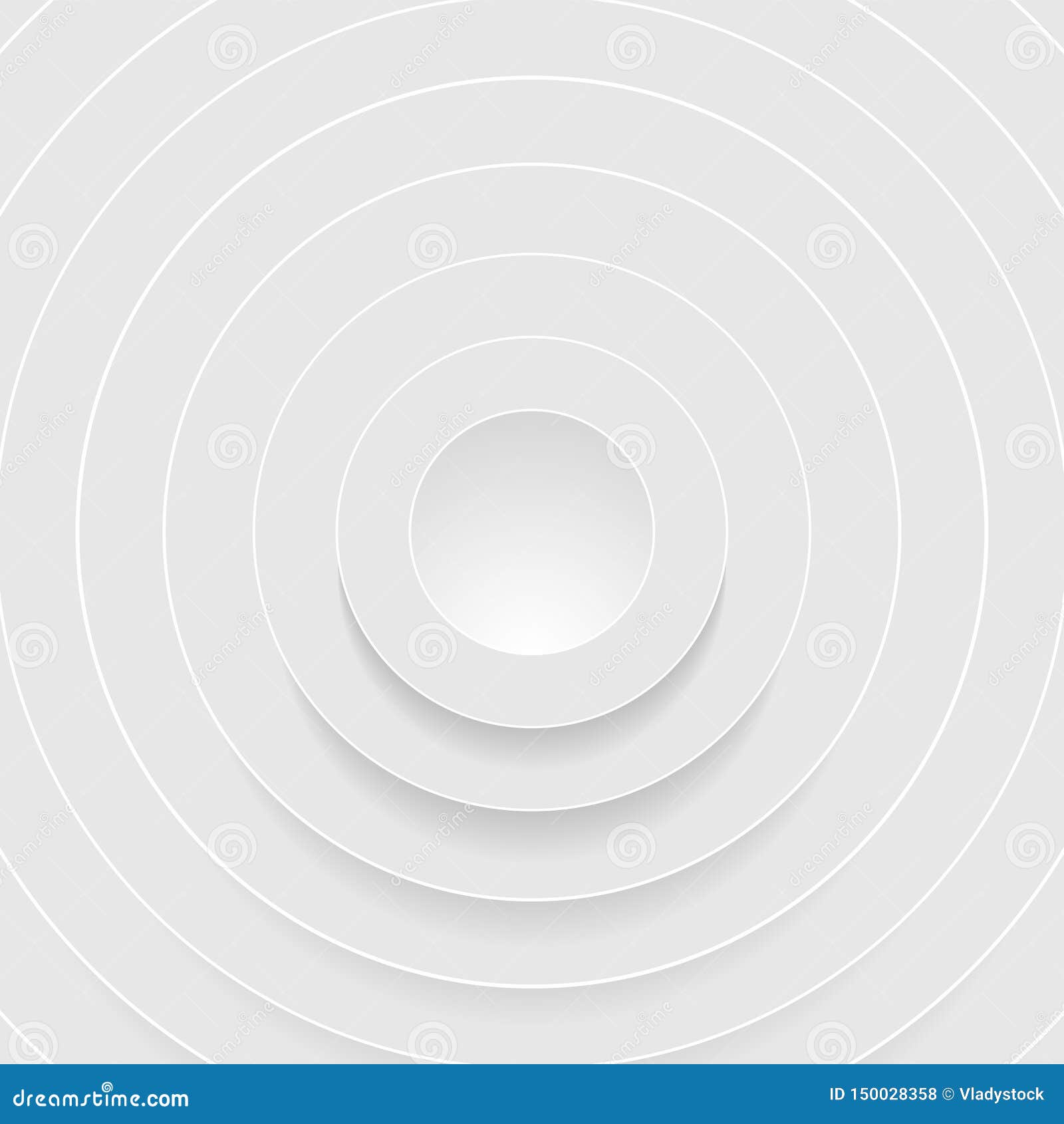 Abstract Grey Circles with Shadow Stock Vector - Illustration of ...