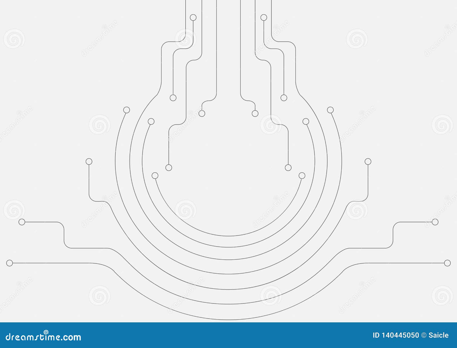 Abstract Grey Circuit Board Lines Background Stock Vector ...