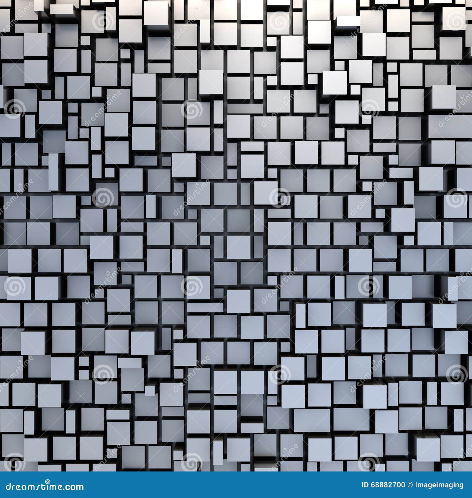 Abstract Grey Cubes Background Stock Illustration - Illustration of ...