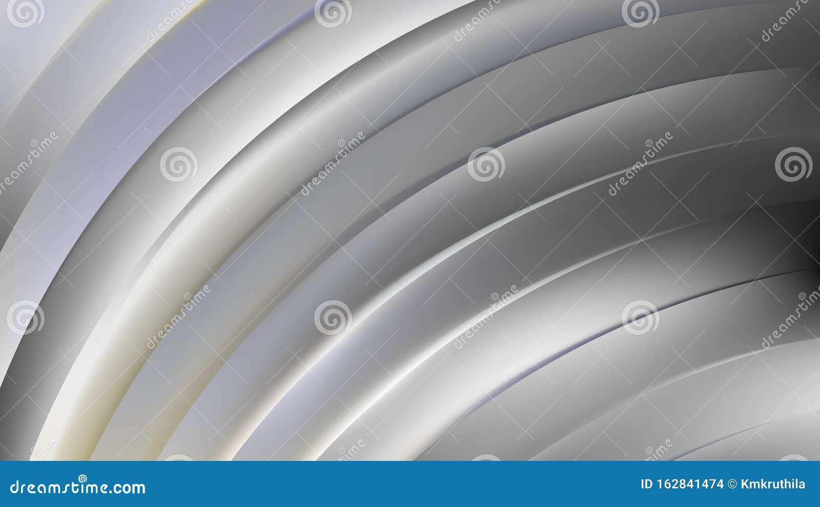 Abstract Grey Curved Stripes Illustration Stock Vector - Illustration ...