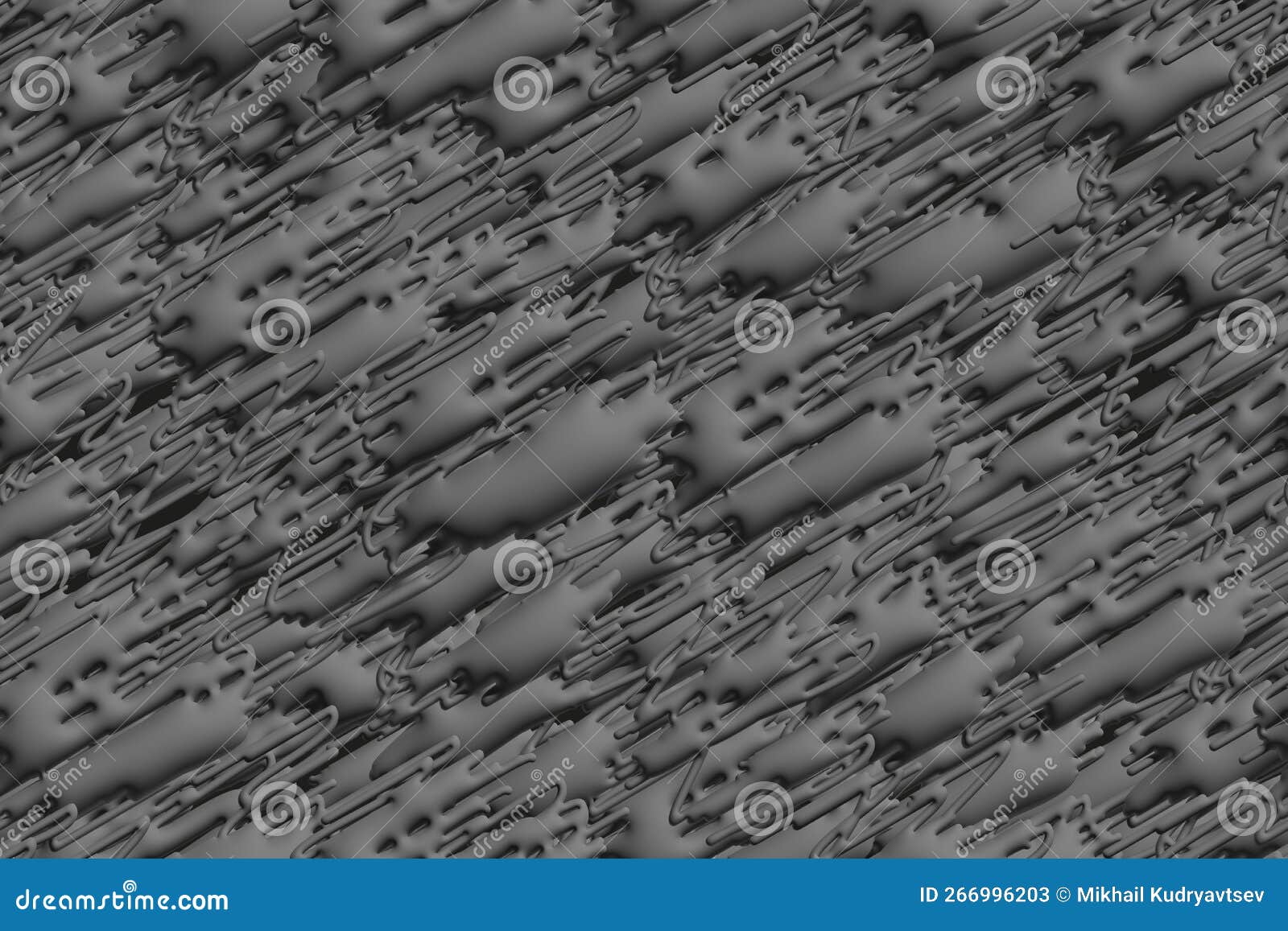 Abstract Grey Dripping Liquid Stroke Seamless Pattern Stock ...