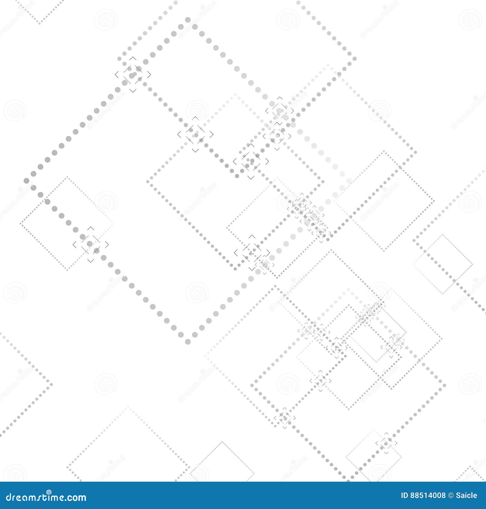 Abstract Grey Geometric Tech Background Stock Vector - Illustration of ...