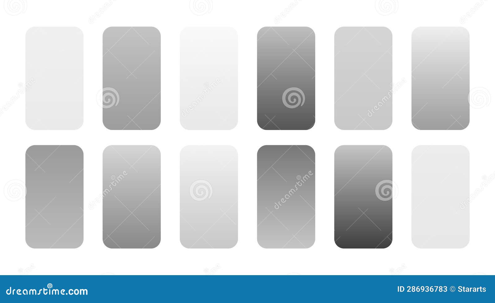 Abstract Grey Gradient Banner with Smooth Metallic Blend Stock ...