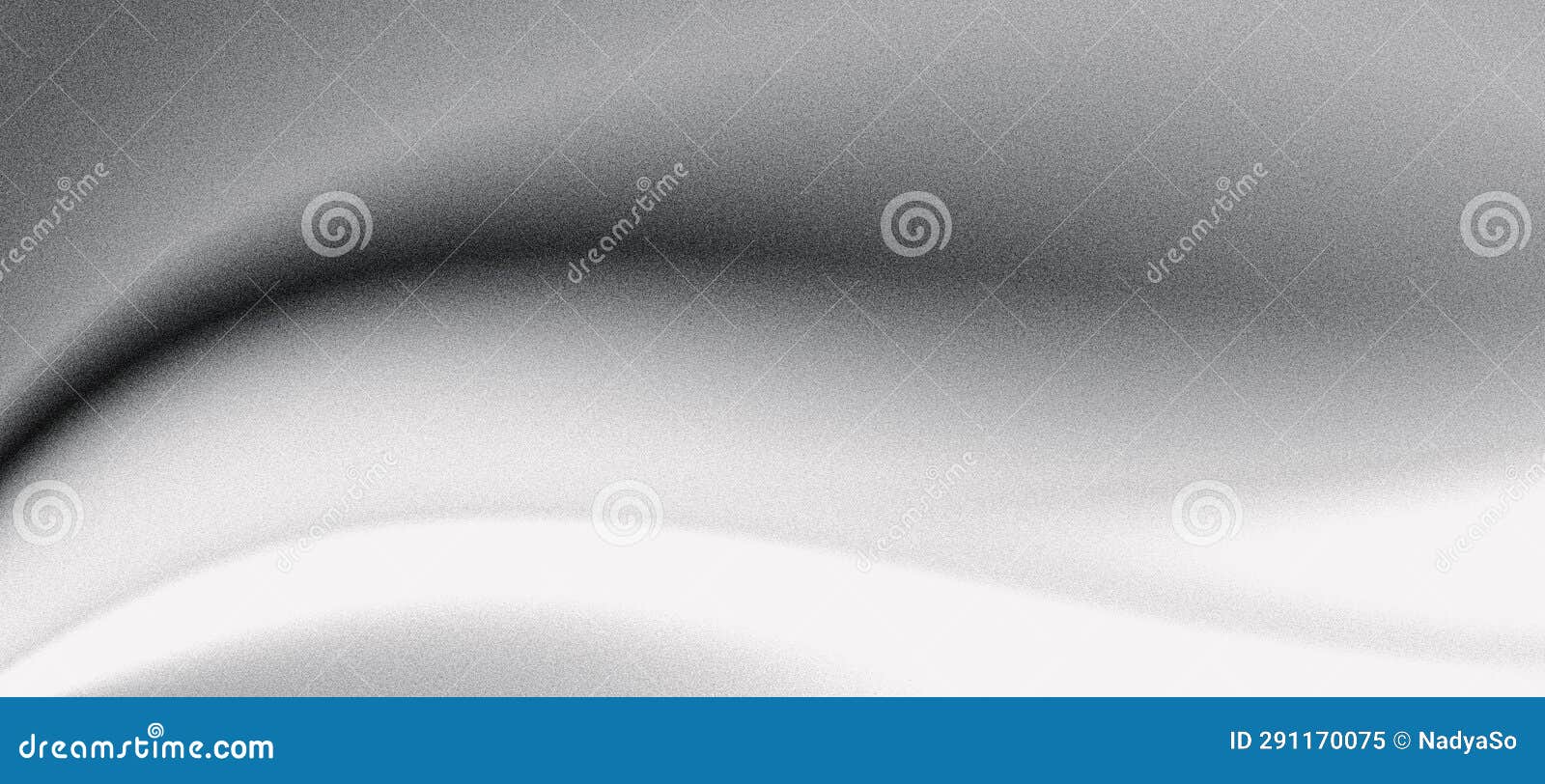 Abstract Grey Grain Texture Gradient Wave Background Monochrome Banner ...