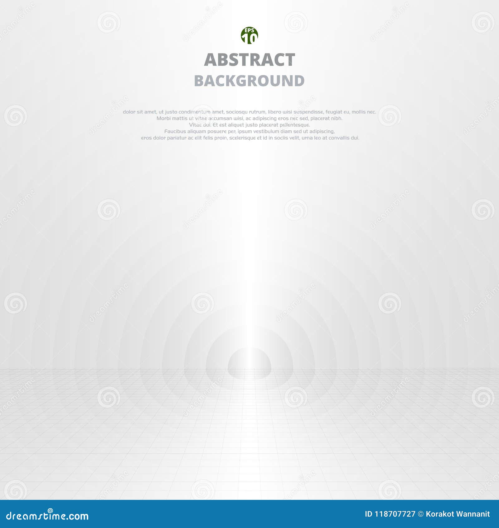 Abstract of Grey Grid Square Line Perspective Background. Stock Vector ...