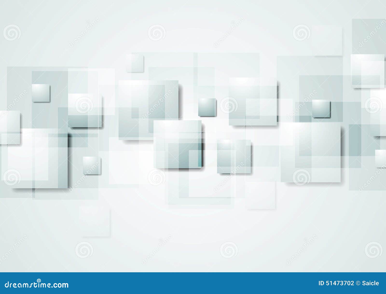 Abstract Grey Hi-tech Background with Squares Stock Vector ...