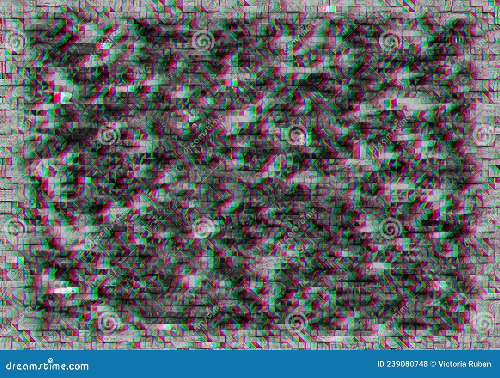 Abstract Grey Metallic Tiled Glitch Background Stock Illustration ...