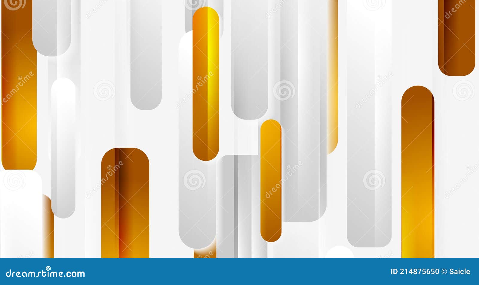 Abstract Grey Orange Hi-tech Geometric Minimal Background Stock Vector ...