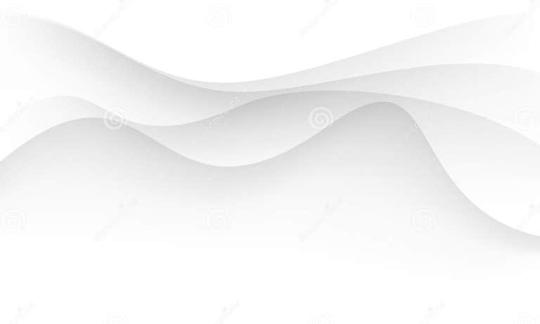 Abstract Grey Paper Cut Curve Wave Shadow Vector Stock Illustration ...