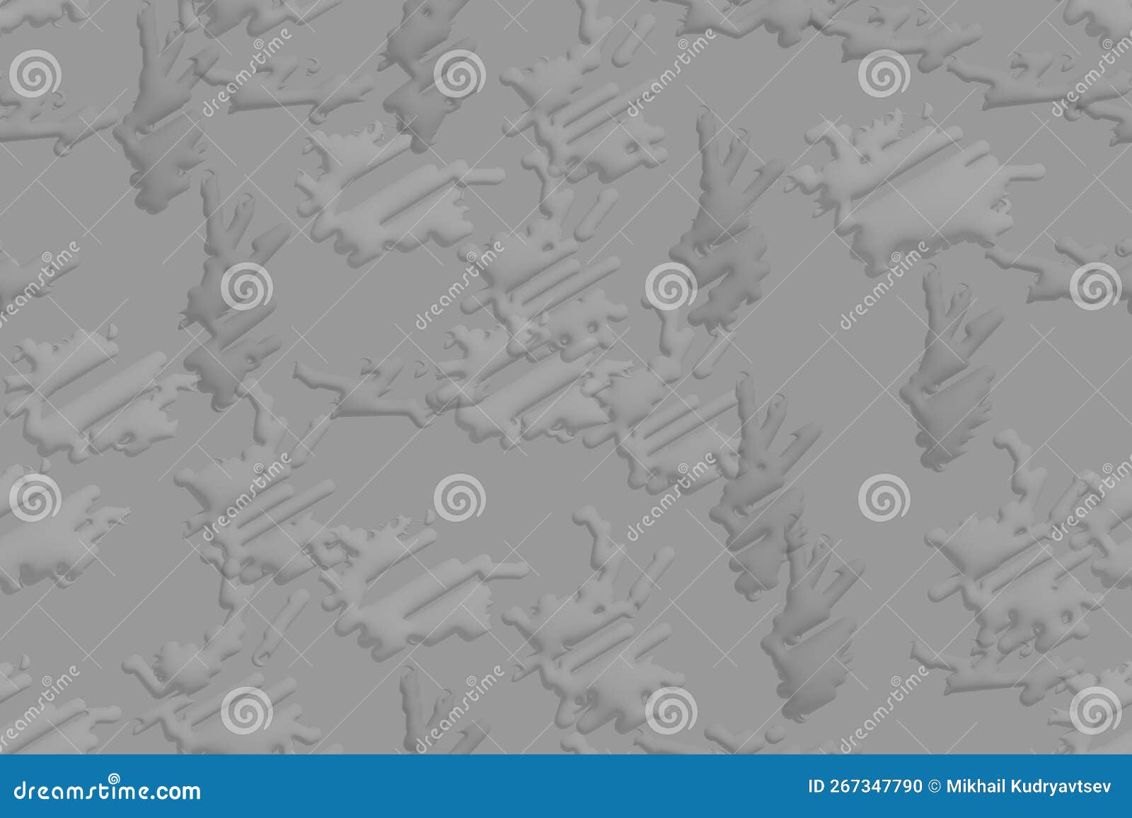Abstract Grey Scribble Transparent Seamless Pattern Stock Illustration ...