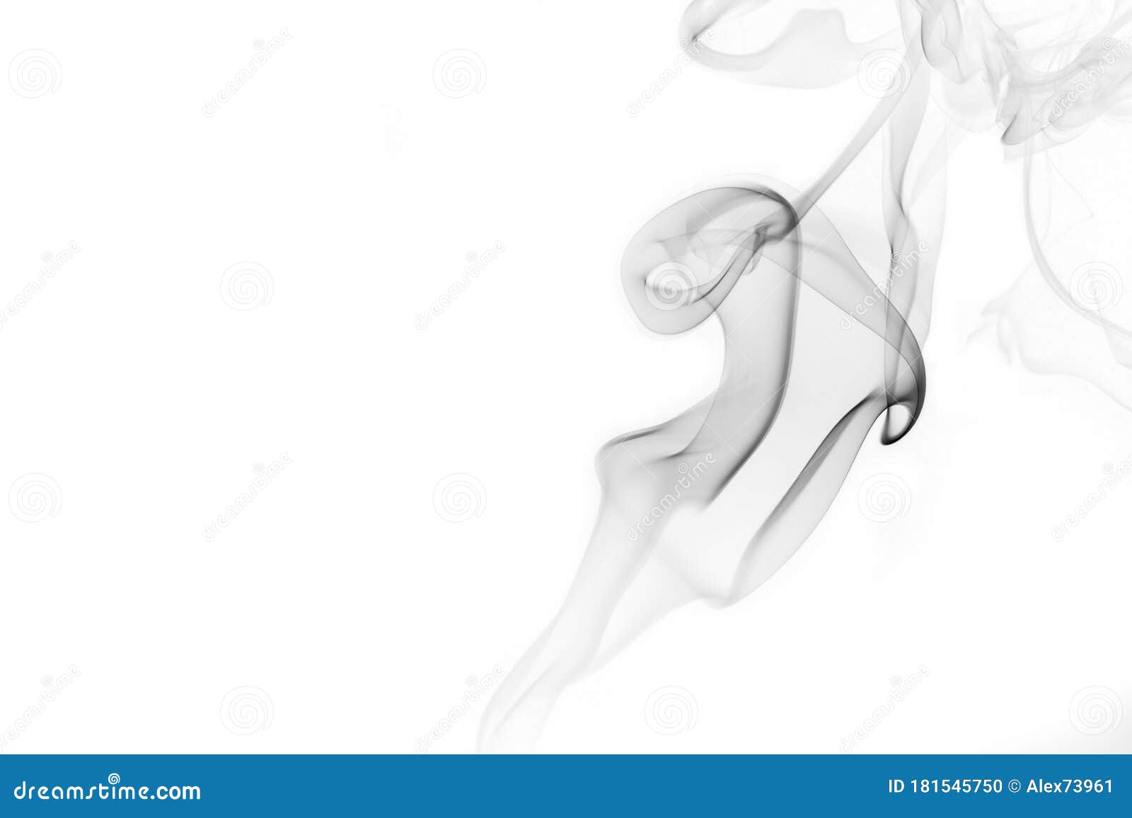 Abstract Grey Smoke on White Background Stock Photo - Image of smooth ...