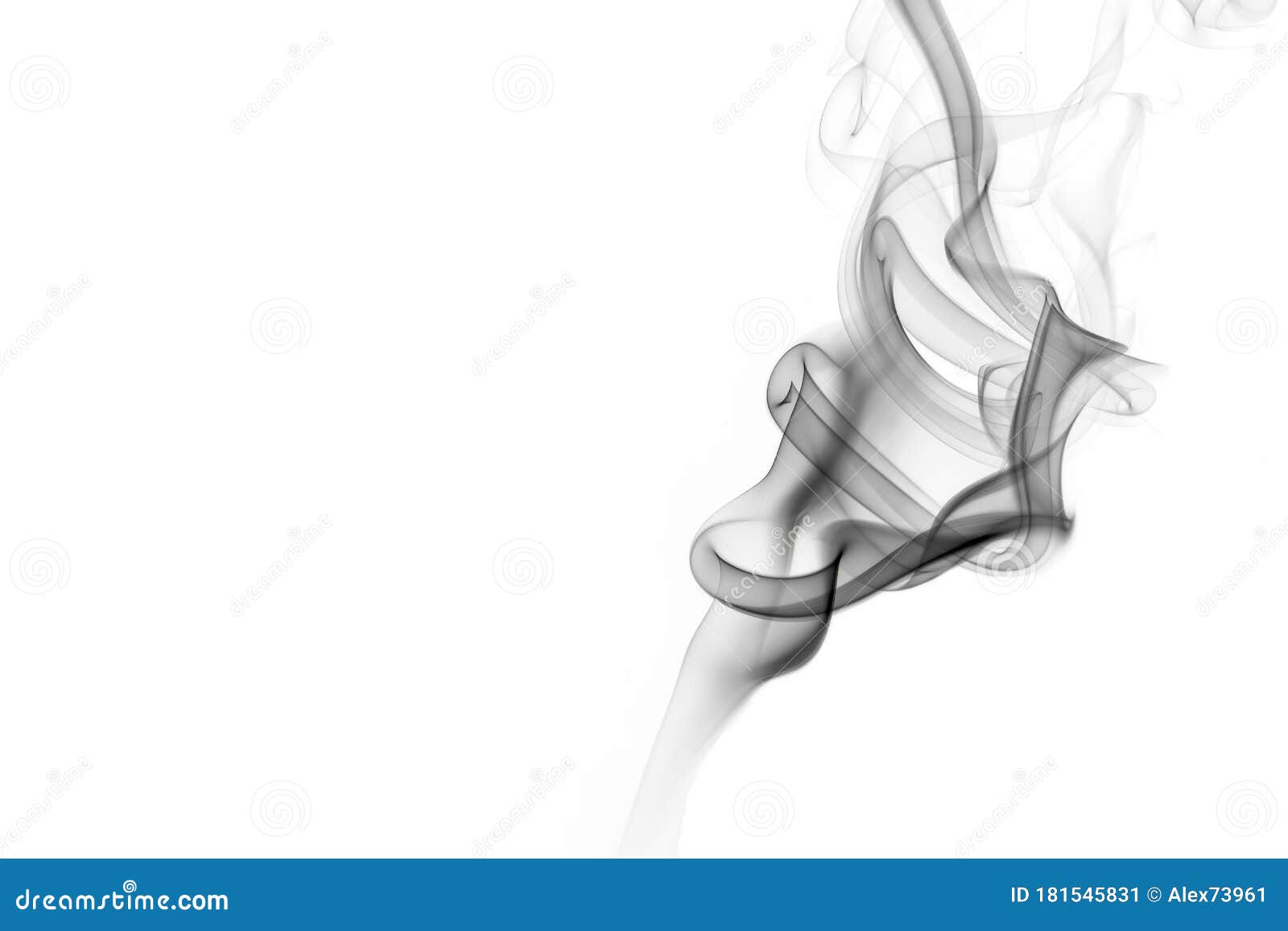 Abstract Grey Smoke on White Background Stock Image - Image of concept ...