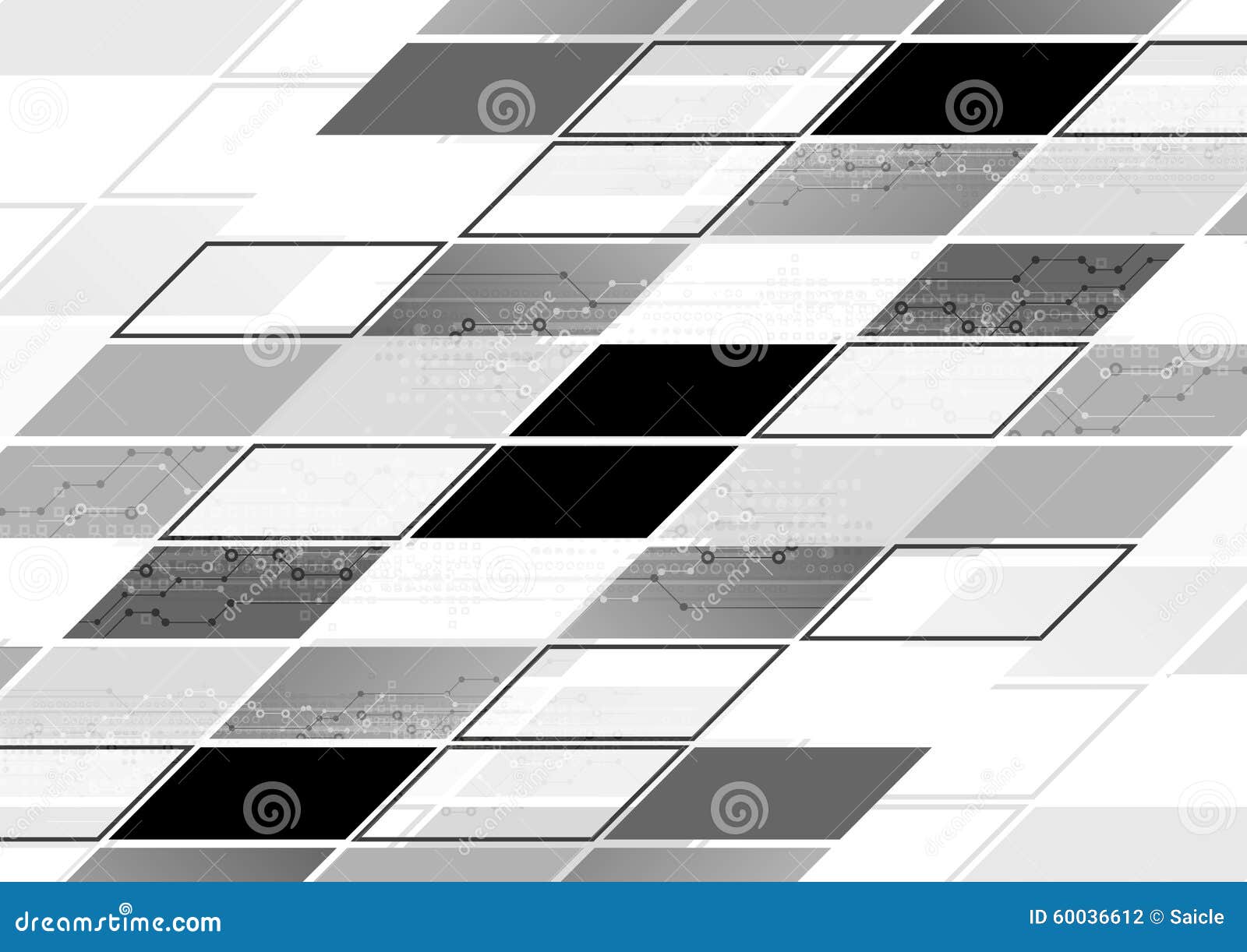 Abstract Grey Tech Geometric Corporate Background Stock Vector ...