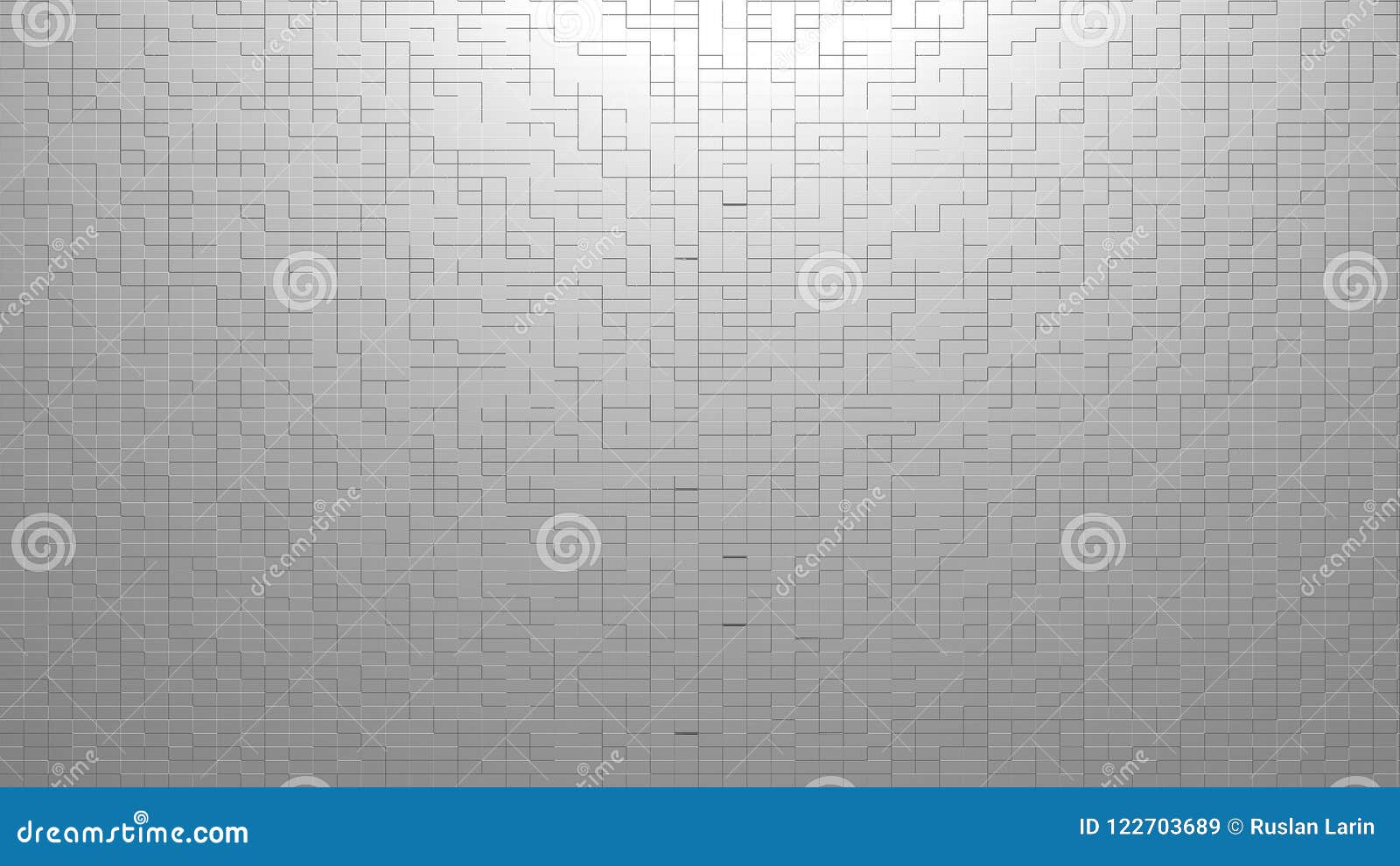 Abstract Grey Tiled Texture. Small Rectangular Tiles Stock Illustration ...