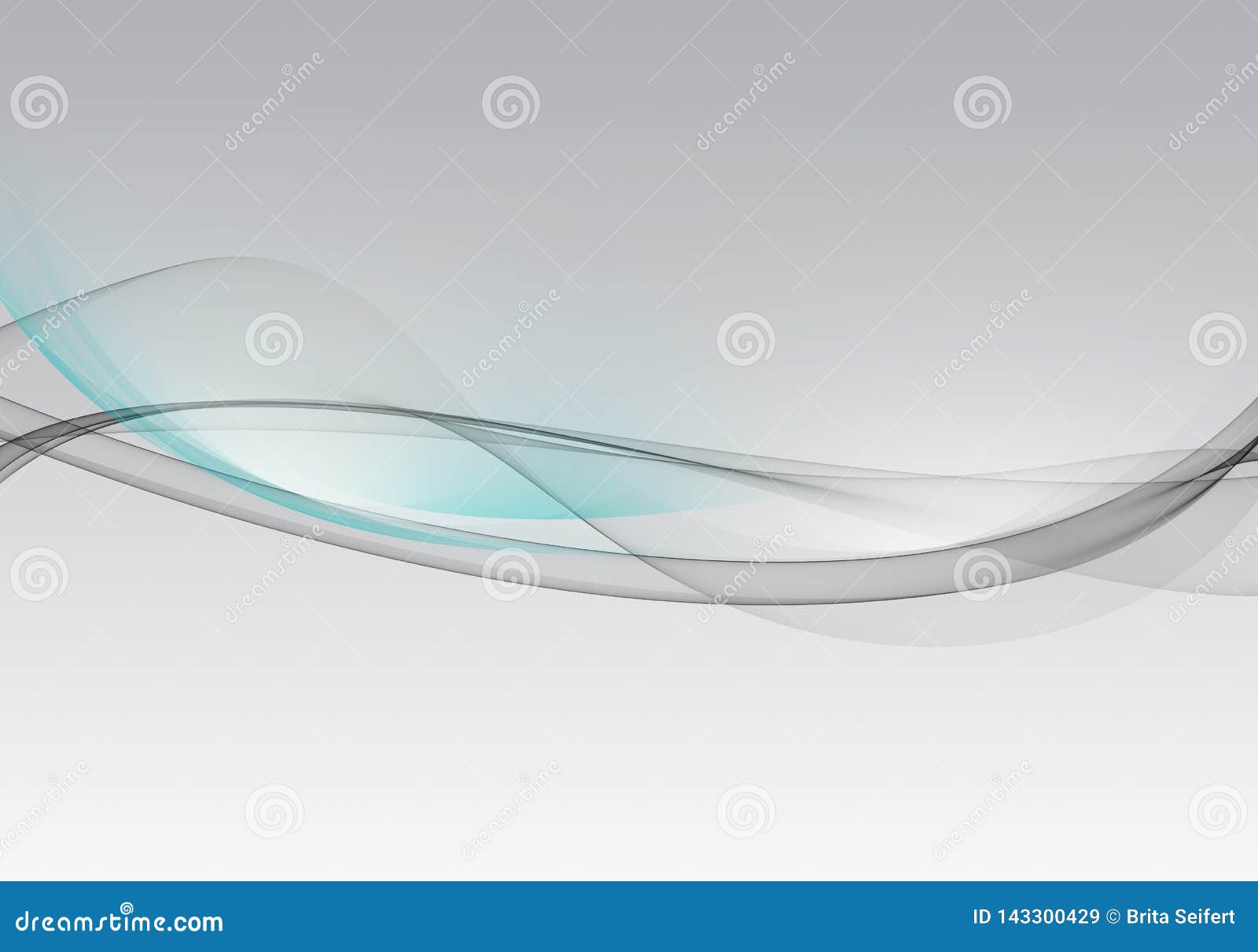 Abstract Grey and Turquoise Background Waves. Bright Abstract ...