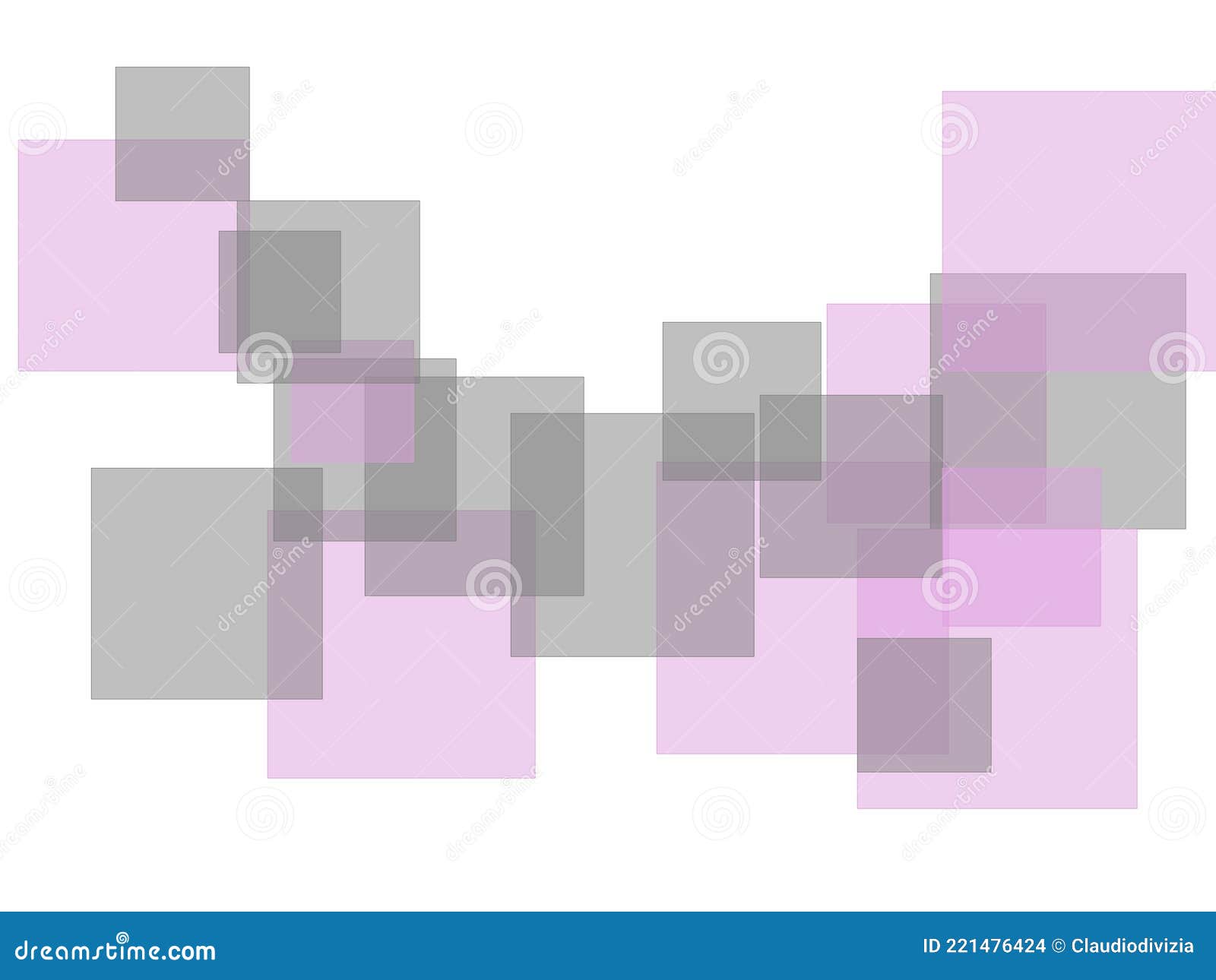 Abstract Grey Violet Squares with White Background Stock Illustration ...