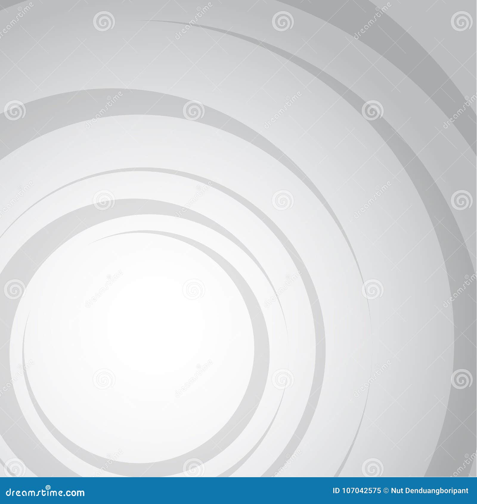 Abstract Grey Water Wave Circle Background Stock Vector - Illustration ...