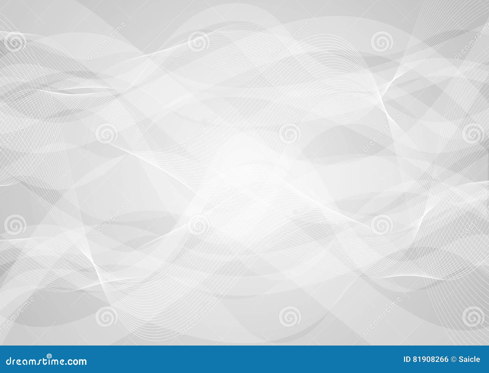 Abstract Grey Wavy Background Stock Vector - Illustration of digital ...