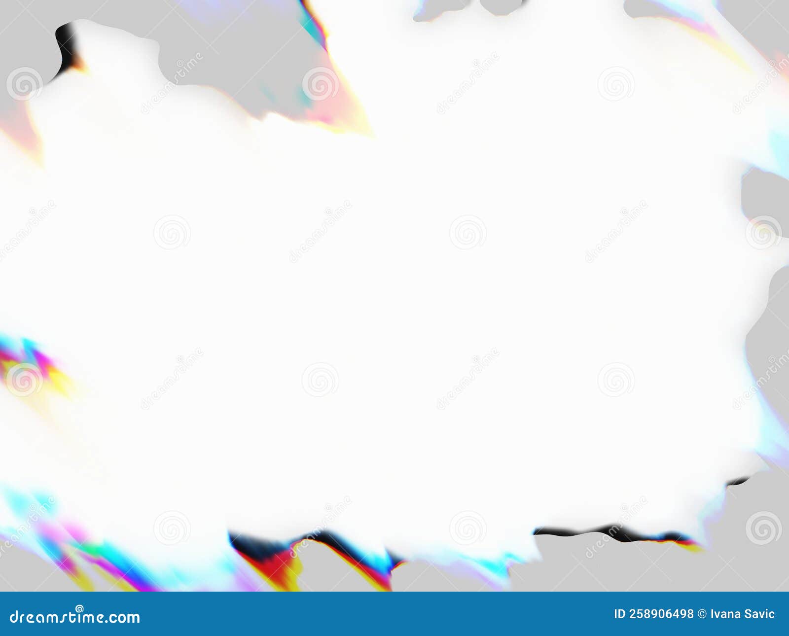 Abstract Grey Wavy Frame with Subtle Glitch Glow Splash and Distortion ...