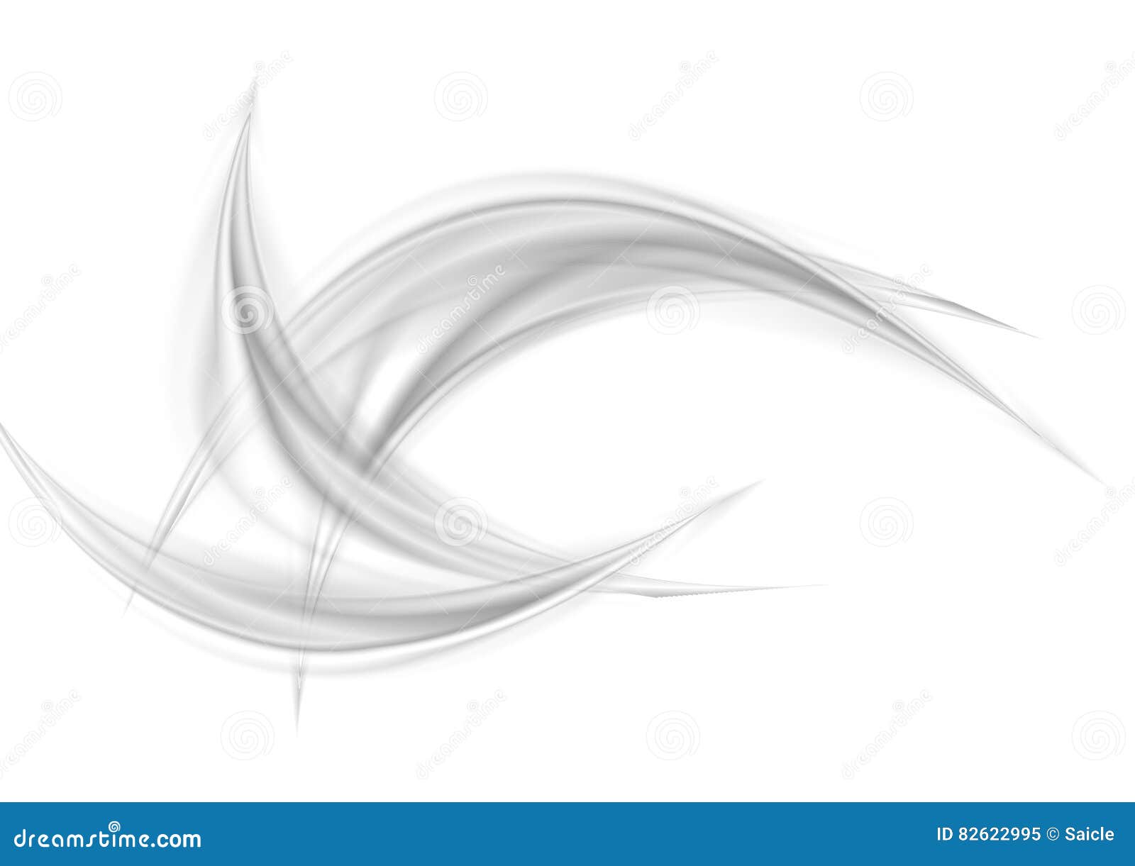 Abstract Grey Wavy Shapes Background Stock Vector - Illustration of ...