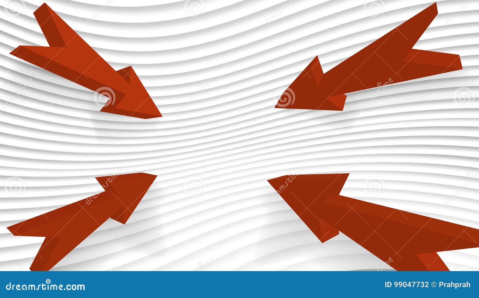 Abstract Grey and White Waves Lines Pattern with Red Arrows Stock ...