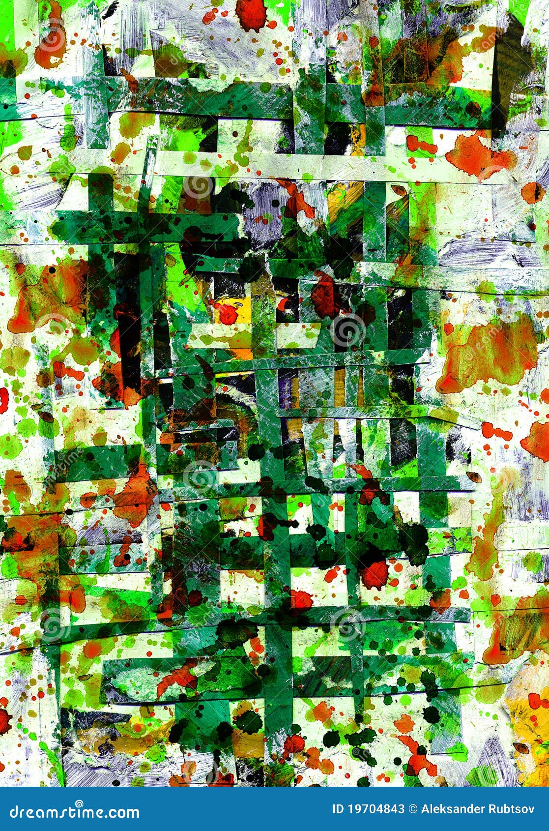 Abstract -Grid and Art and Paint and Color Stock Illustration ...