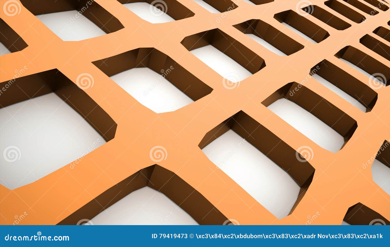 Abstract Grid Background Concept Rendered Stock Illustration ...