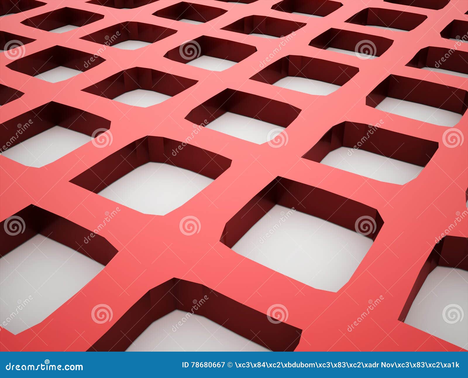 Abstract Grid Background Concept Rendered Stock Illustration ...