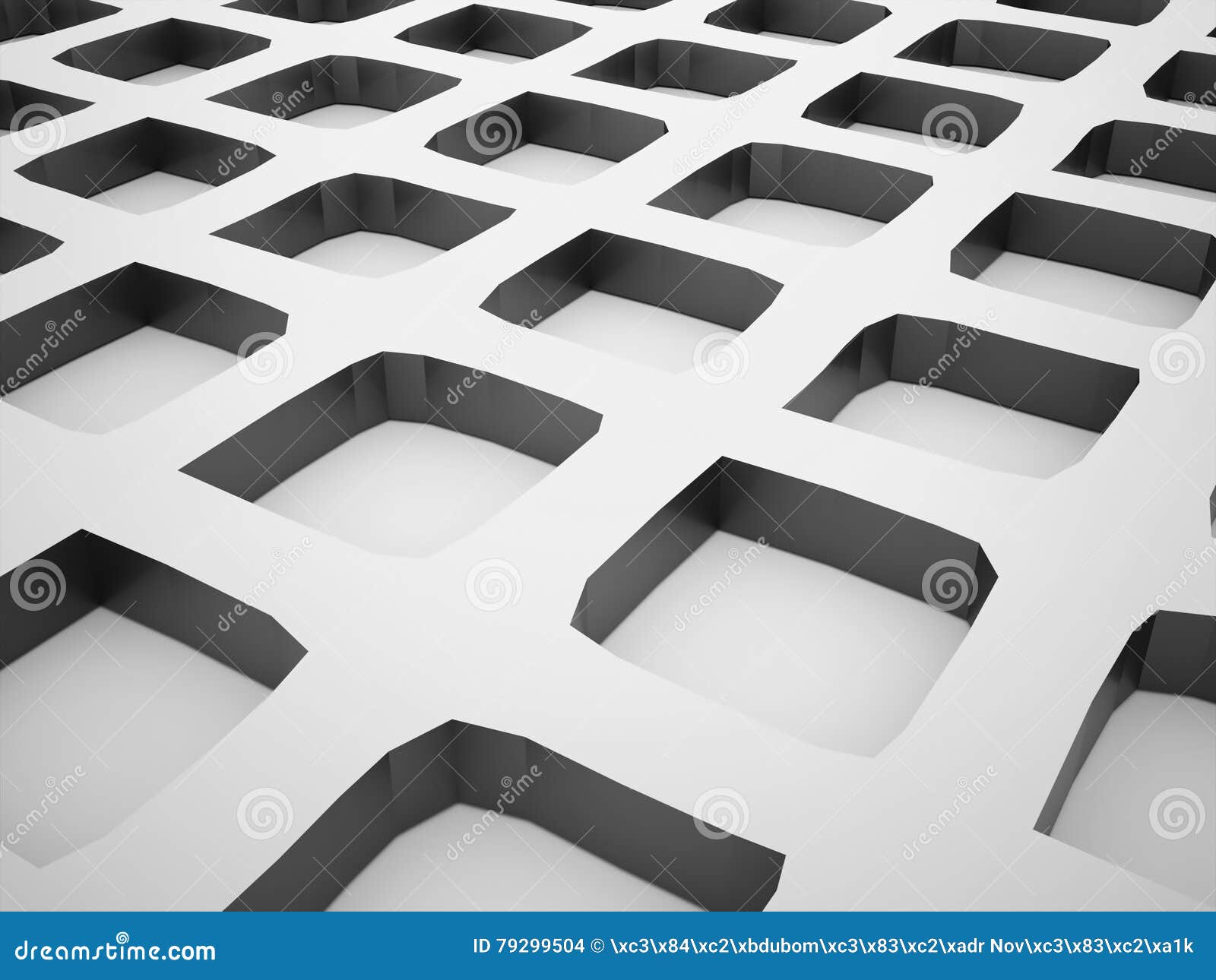 Abstract Grid Background Concept Rendered Stock Illustration ...