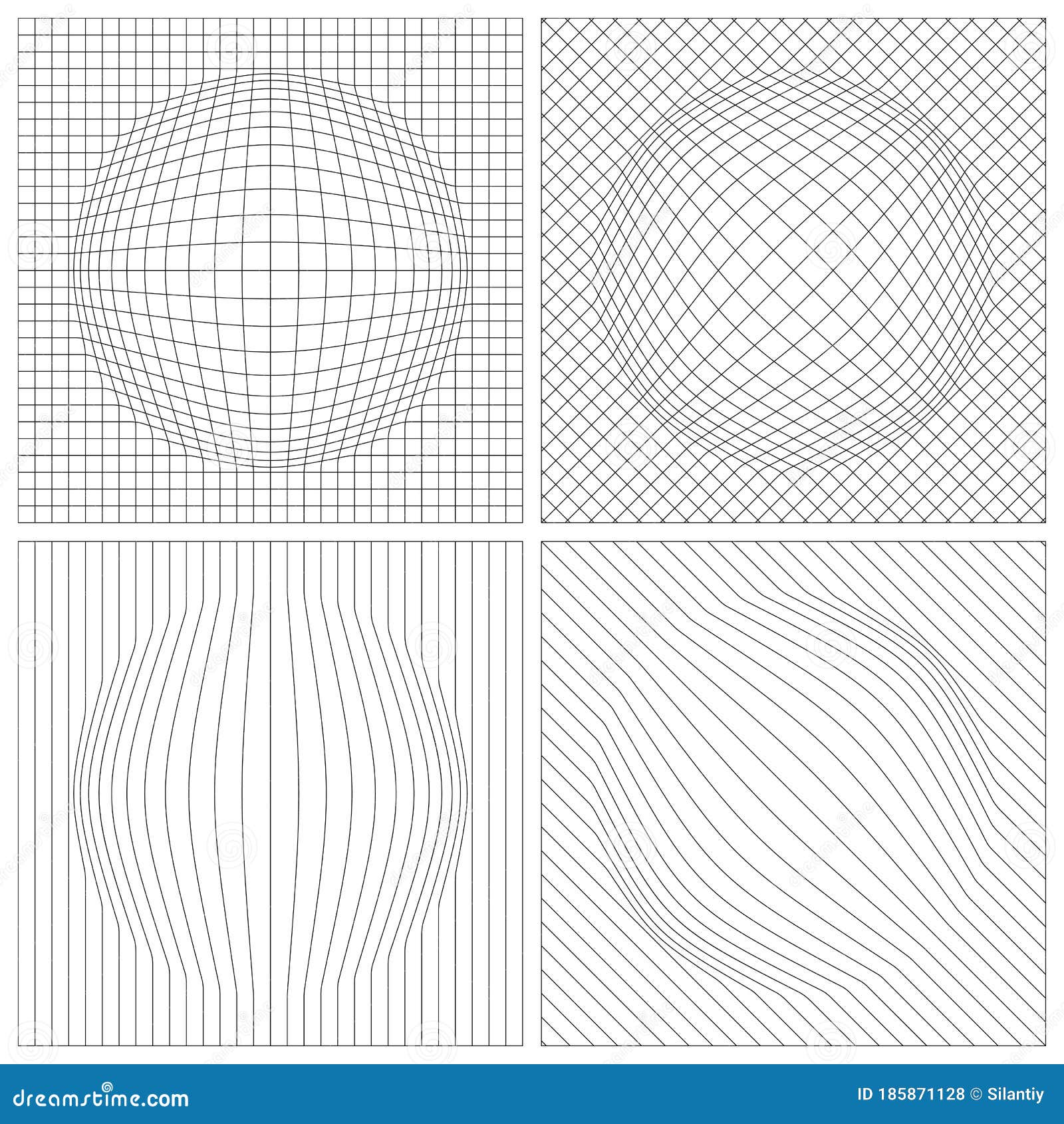Abstract grid with bulge stock vector. Illustration of convexity ...