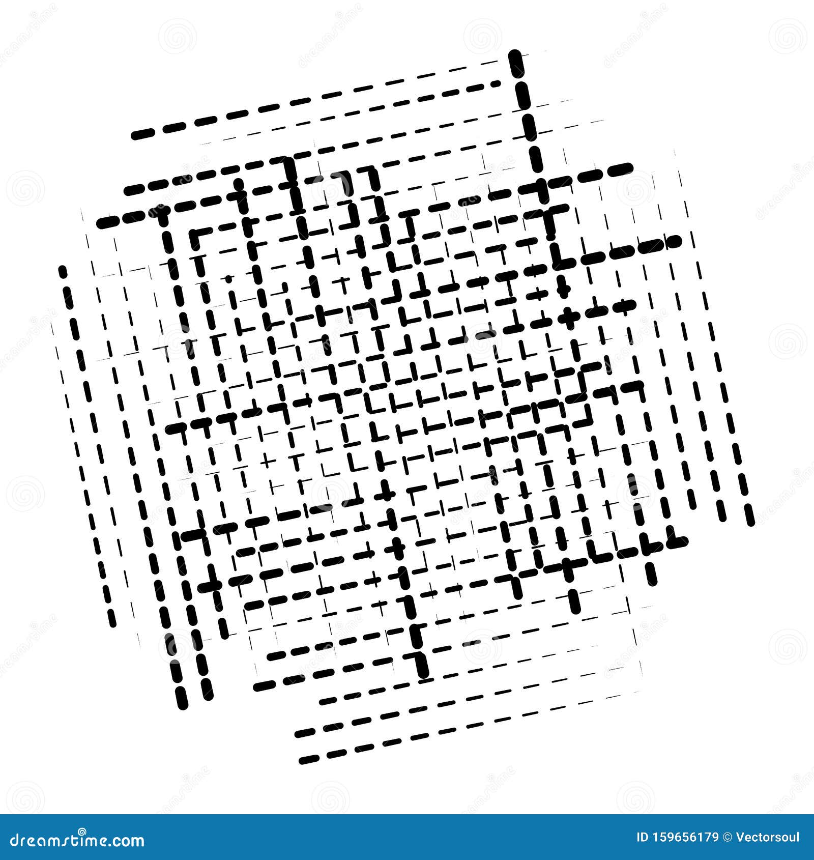 Illustration Of Matrix QR Code Cartoon Vector | CartoonDealer.com ...