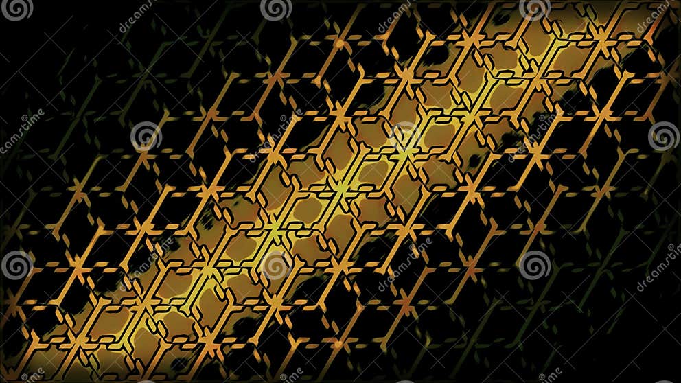 Abstract Grid with Moving Chains. Motion. Grid with Moving Strips in ...