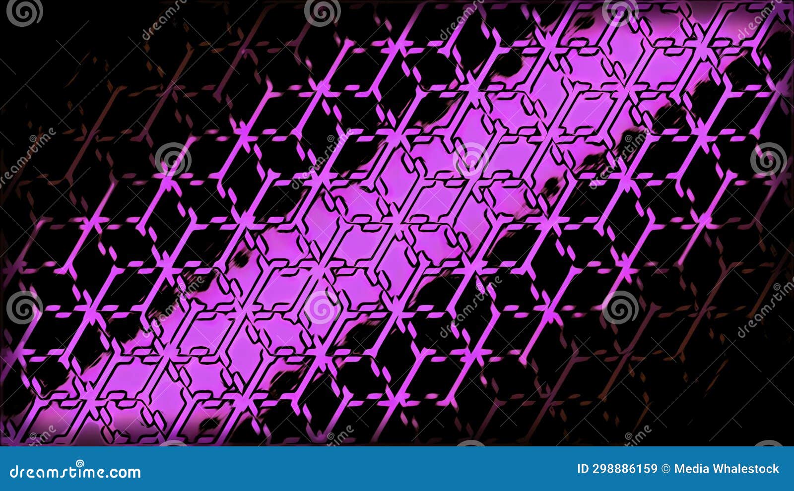 Abstract Grid with Moving Chains. Motion. Grid with Moving Strips in ...